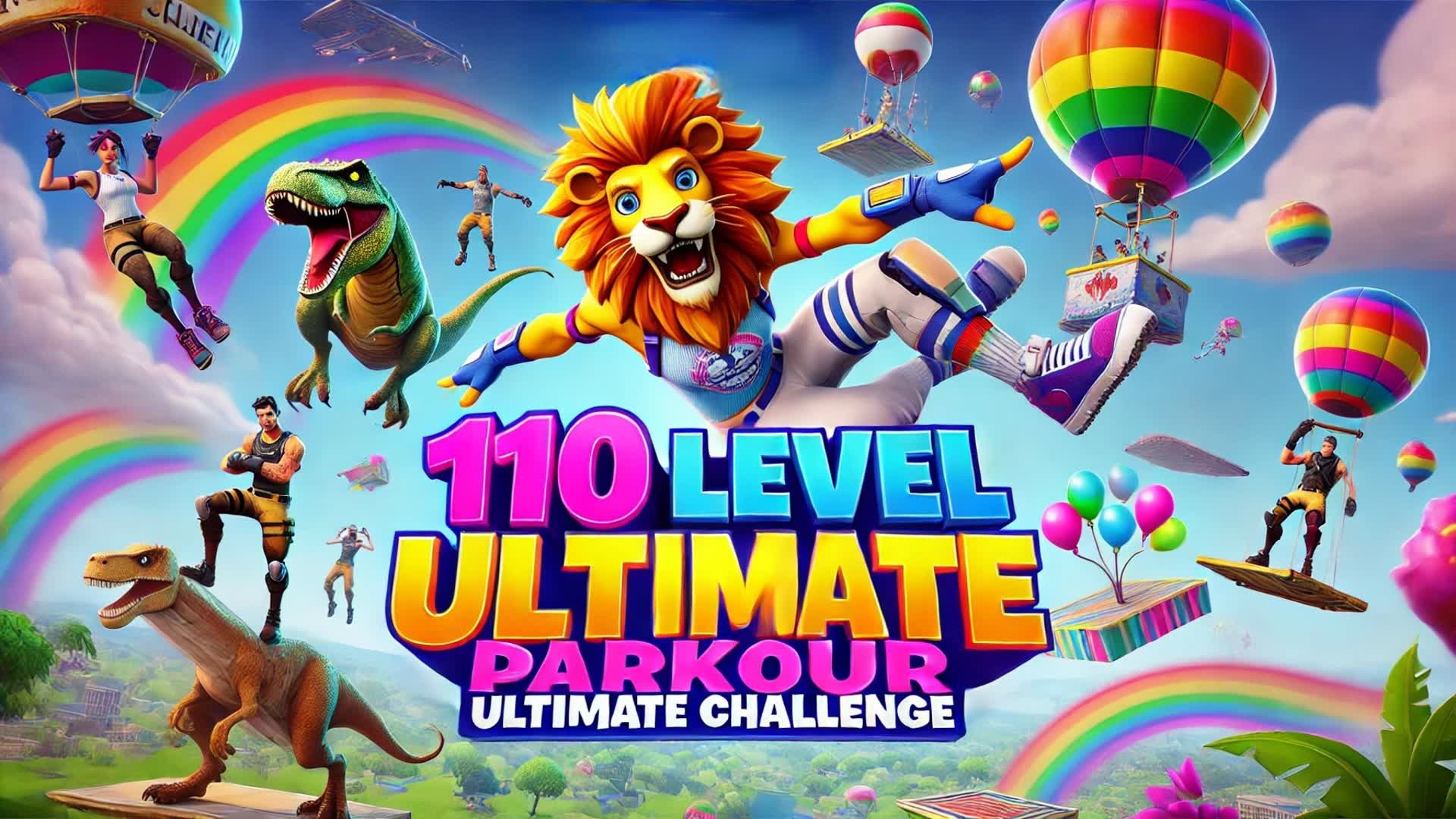 110 Level ULTIMATE Parkour Challange 🥶 9113-9924-6503 by yub - Fortnite Creative Map Code ...