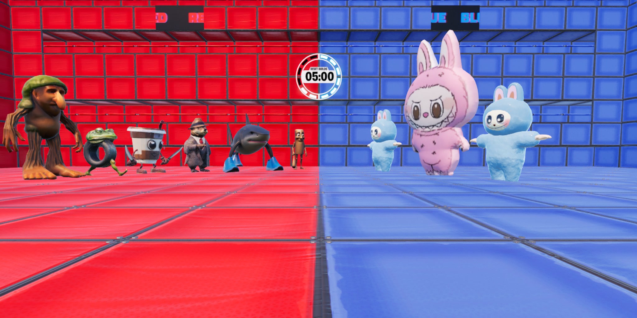 BRAINROT VS LABUBU⭐RED VS BLUE🔴🔵 1143-6160-2040 by lfyz - Fortnite ...