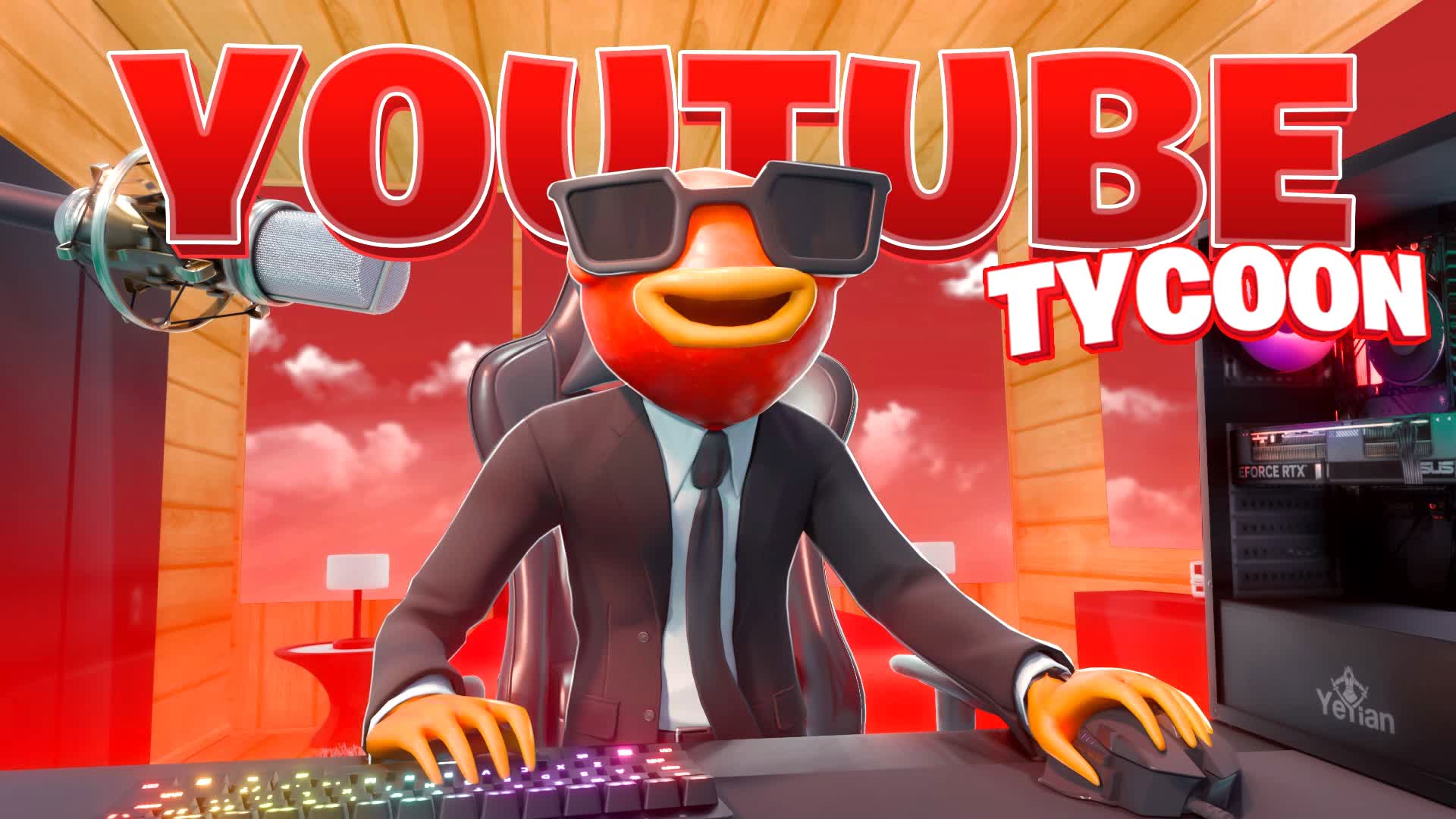 YOUTUBER TYCOON 🔴 2843-3904-0767 by visionstudios - Fortnite Creative Map Code - Fortnite.GG