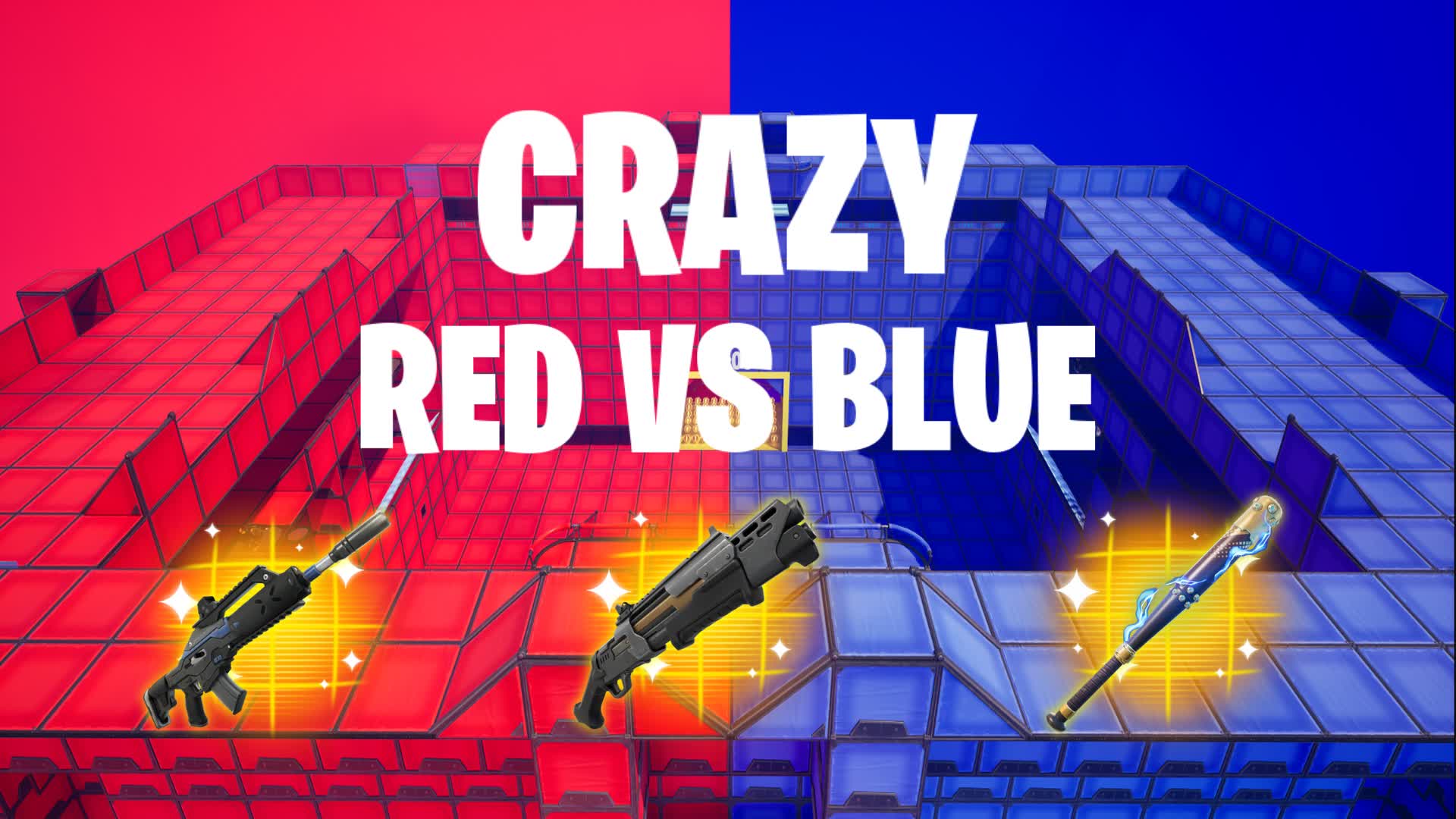 CRAZY RED VS BLUE 🔴🔵 1788-5121-4039 by wappert - Fortnite