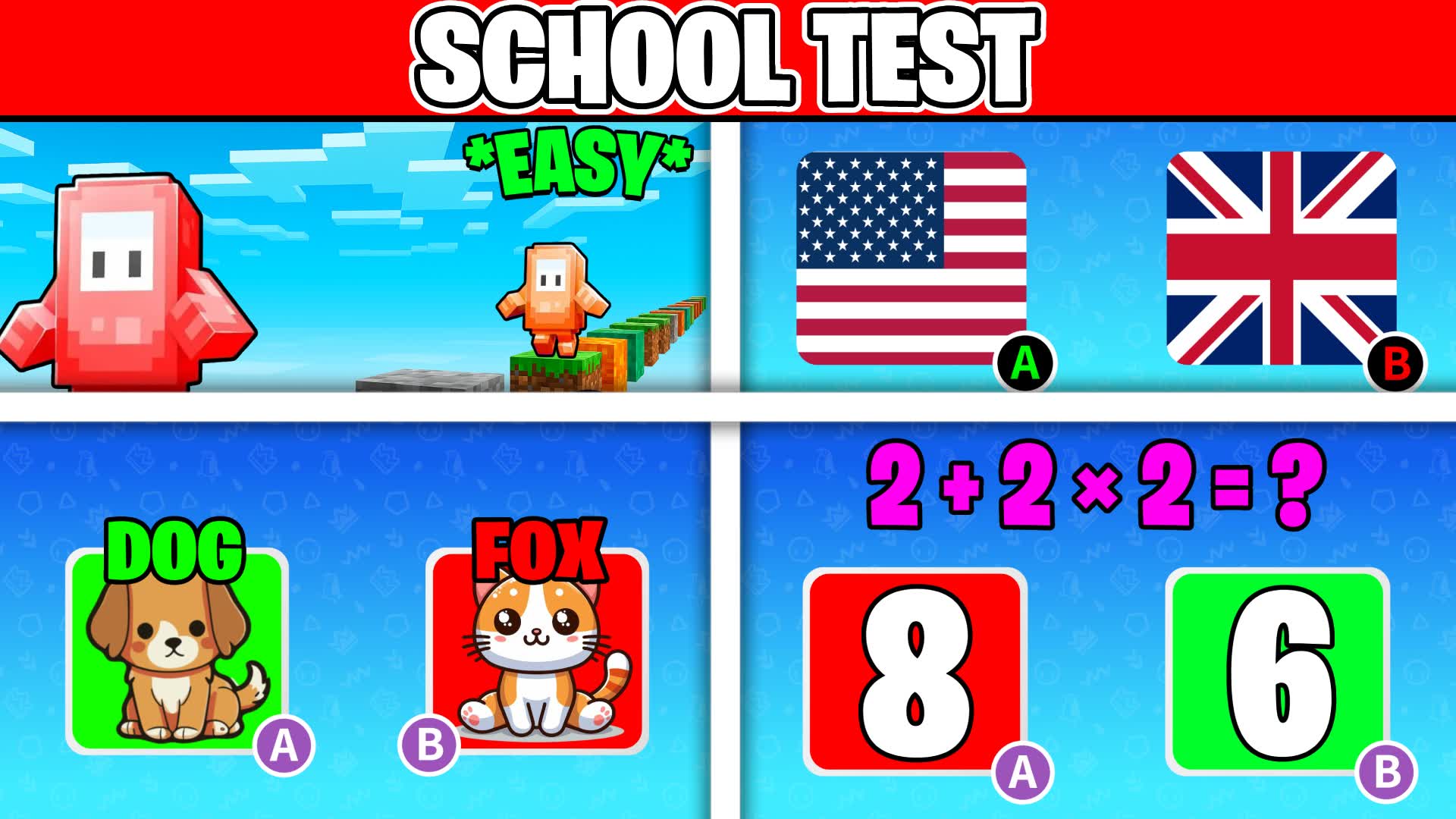 SCHOOL TEST FALL GUYS 1596-6877-2969 by budowniczyorzel - Fortnite ...