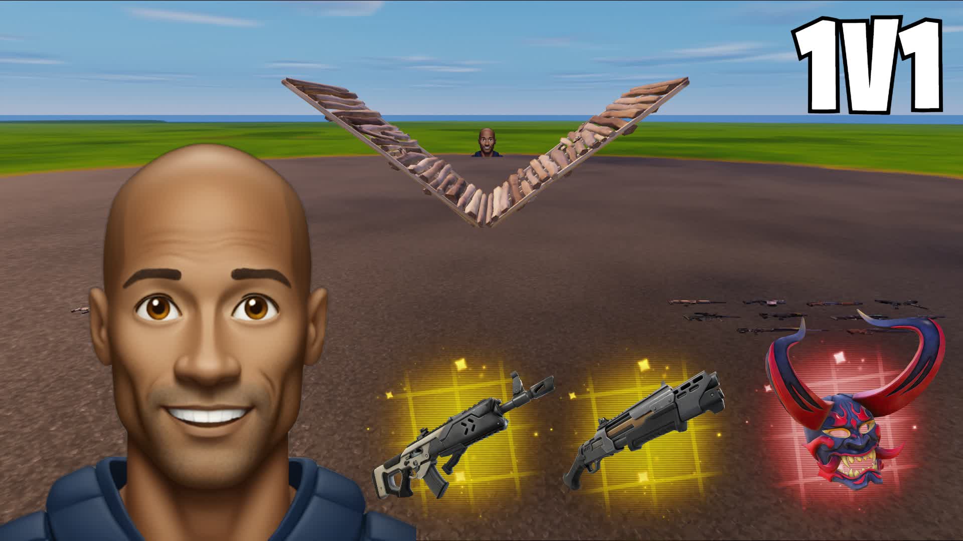 DAVID GOGGINS 1V1 [DOUBLE PUMP] 0596-7009-2759 by rekzii - Fortnite Creative Map Code - Fortnite.GG