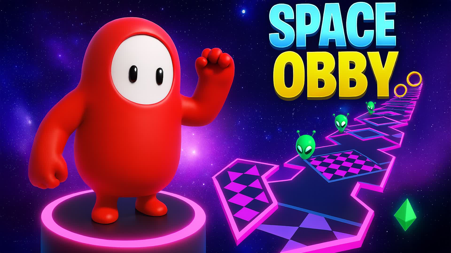 FALL GUYS SPACE OBBY 👽 2785-1630-3774 by hawk_uefn - Fortnite Creative ...