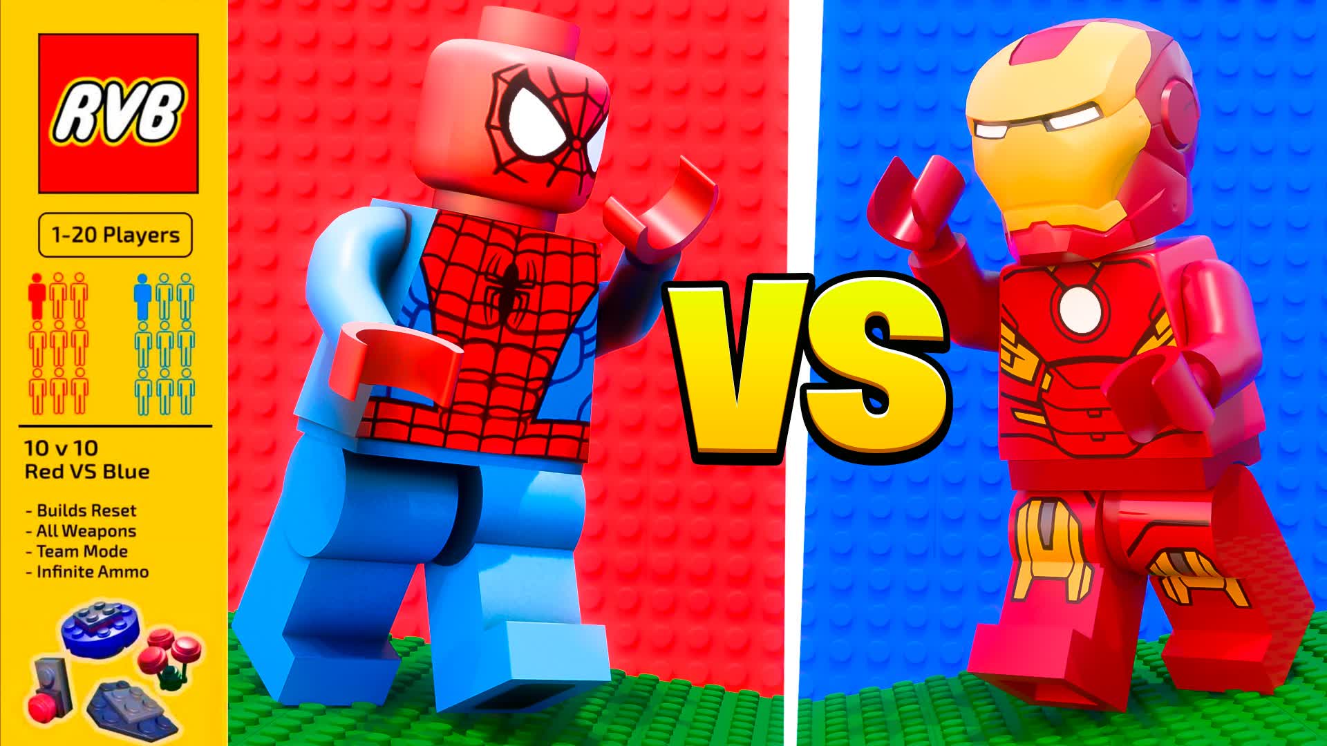 CRAZY SUPERHERO RED VS BLUE 🔴VS🔵 0202-2145-2391 by 15k-hugh - Fortnite ...