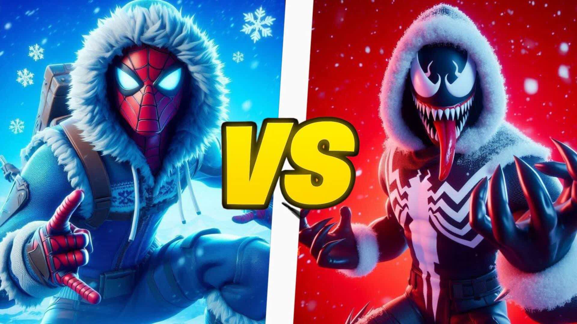 WINTER SPIDERMAN VS WINTER VENOM 5089-9324-0669 by bny.fnn - Fortnite