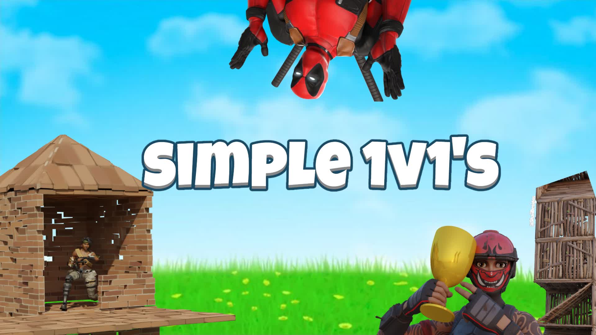 Simple 1v1s 8970 1366 3766 By Yozgat Fortnite Creative Map Code
