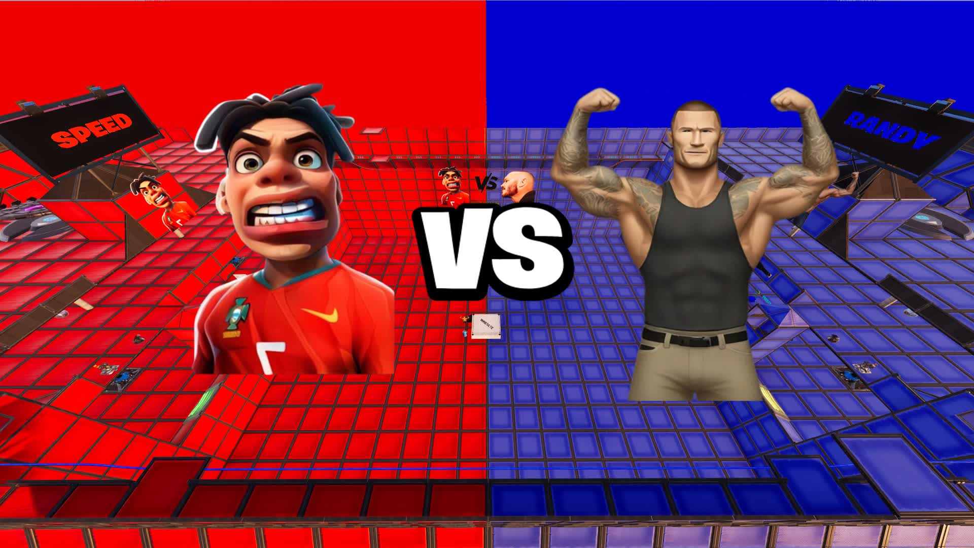 ISHOWSPEED VS RANDY ORTON 2437-6158-9273 من ابتكار mozain - Fortnite