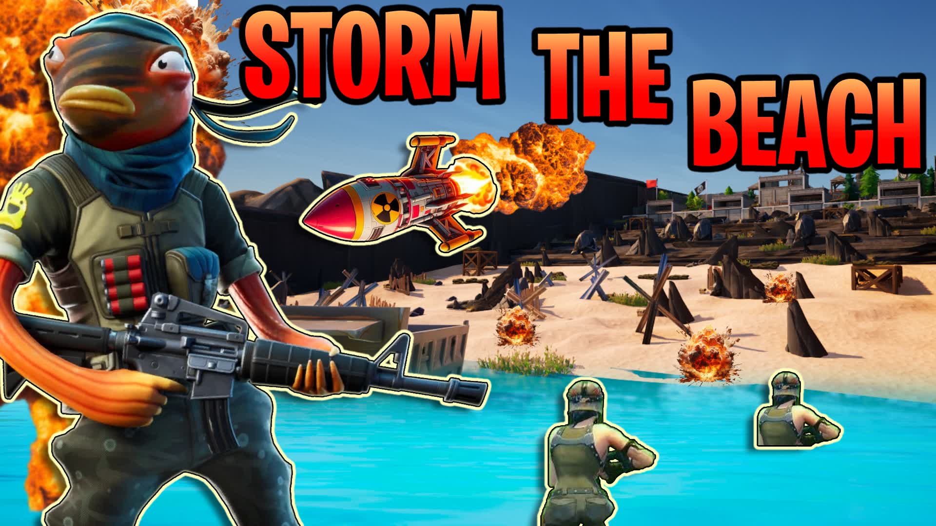 STORM THE BEACH 0139-1315-0531 by drtoez - Fortnite Creative Map Code ...