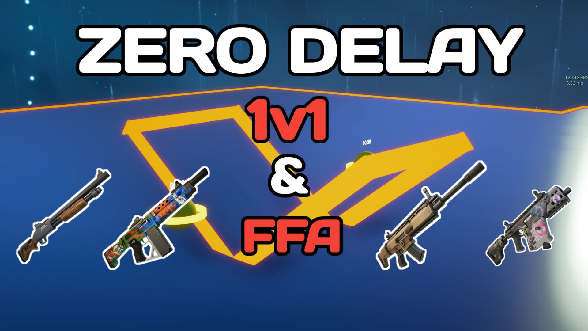Zero Delay 1v1 And FFA 4794-7579-7250 by momoisdaddy - Fortnite ...