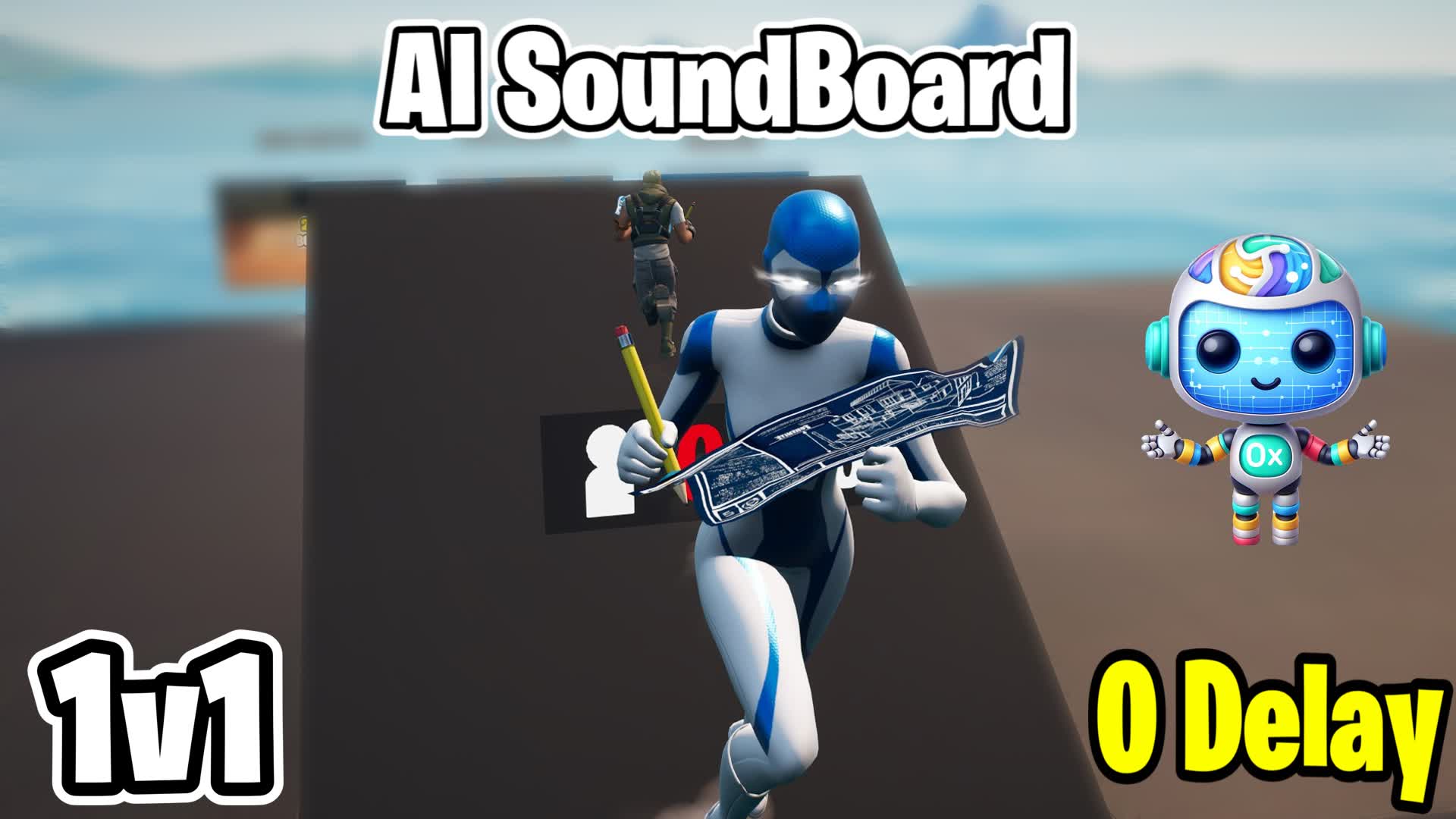 AI 1V1 0 DELAY 🤖 3439-8476-2893 by dilluted - フォートナイト