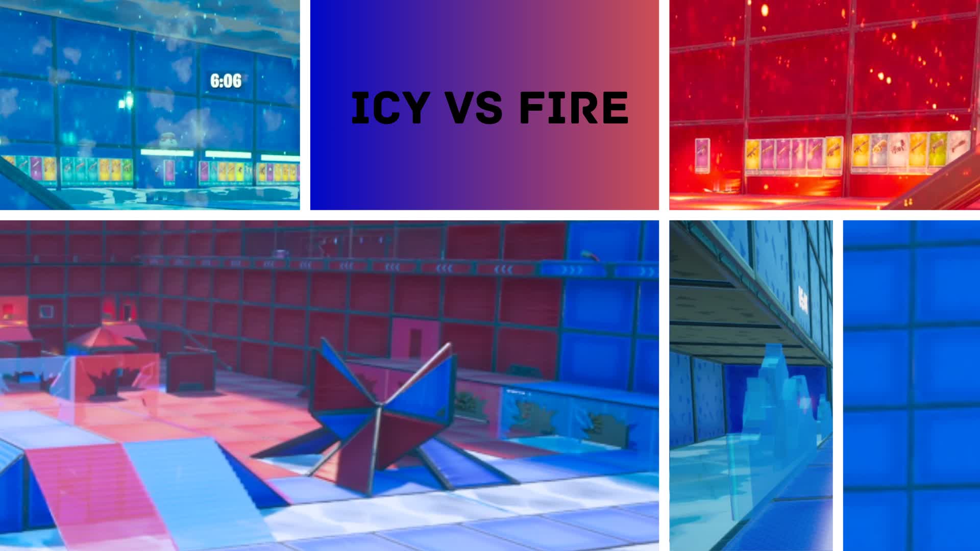 ICY VS FIRE 7741-9845-4081 من ابتكار teamicycrowns - Fortnite