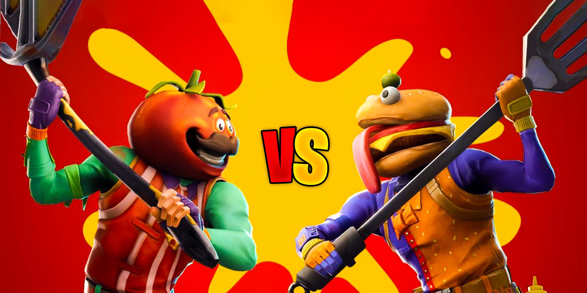 FOOD FIGHT! | 🍅 TOMATOES VS 🍔 BURGER! 2534-3050-3094 by dfr - Fortnite ...