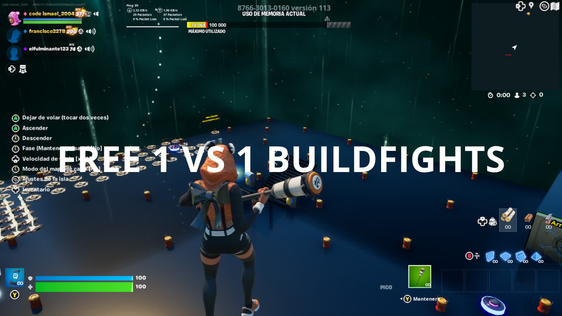 Free 1 vs 1 buildfights 8766-3013-0160 by ismael_2004 - Fortnite ...