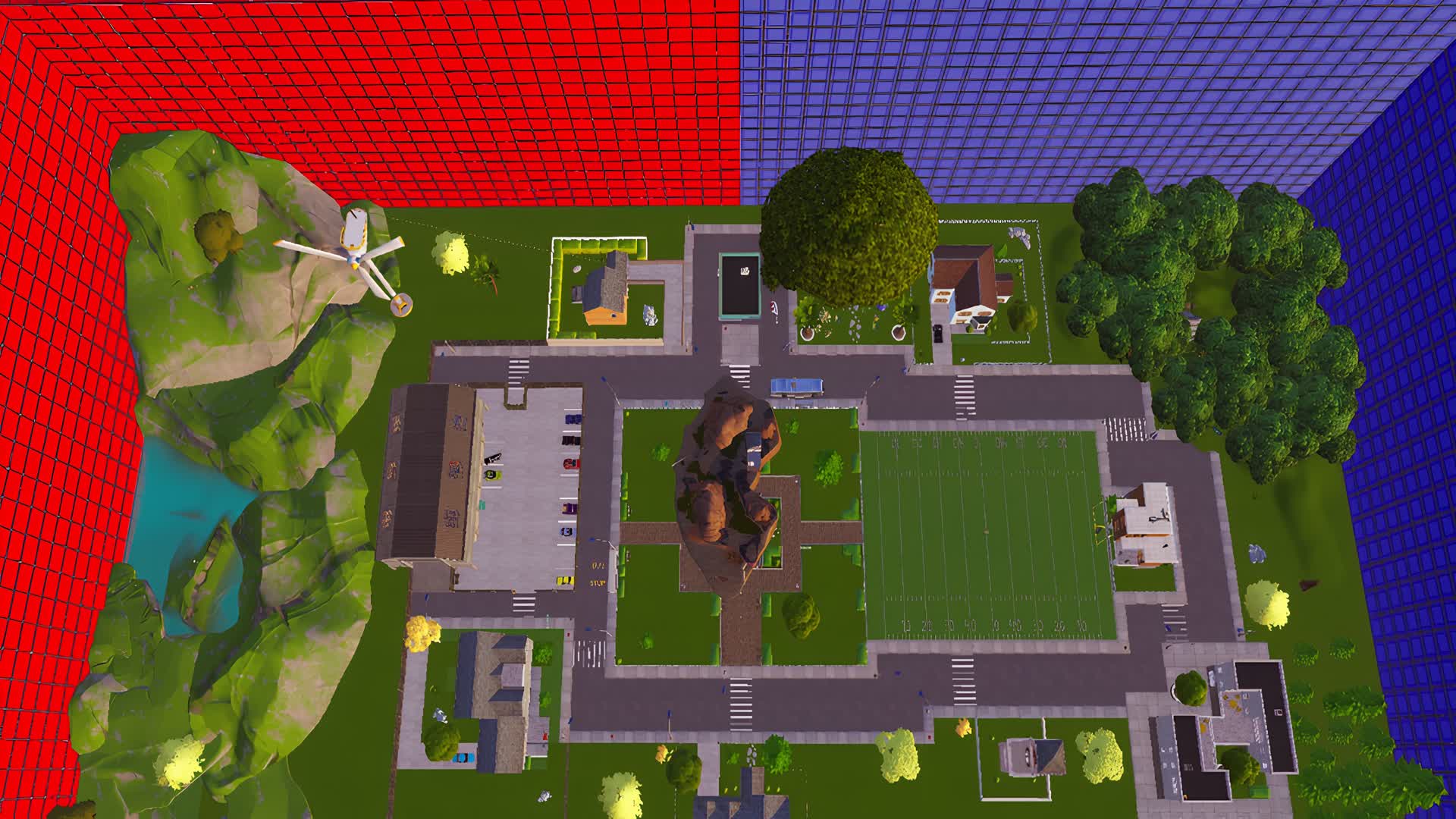 RED VS BLUE - ZONE WARS 🔴🔵 9386-8019-6481 by bottle - Fortnite Creative ...