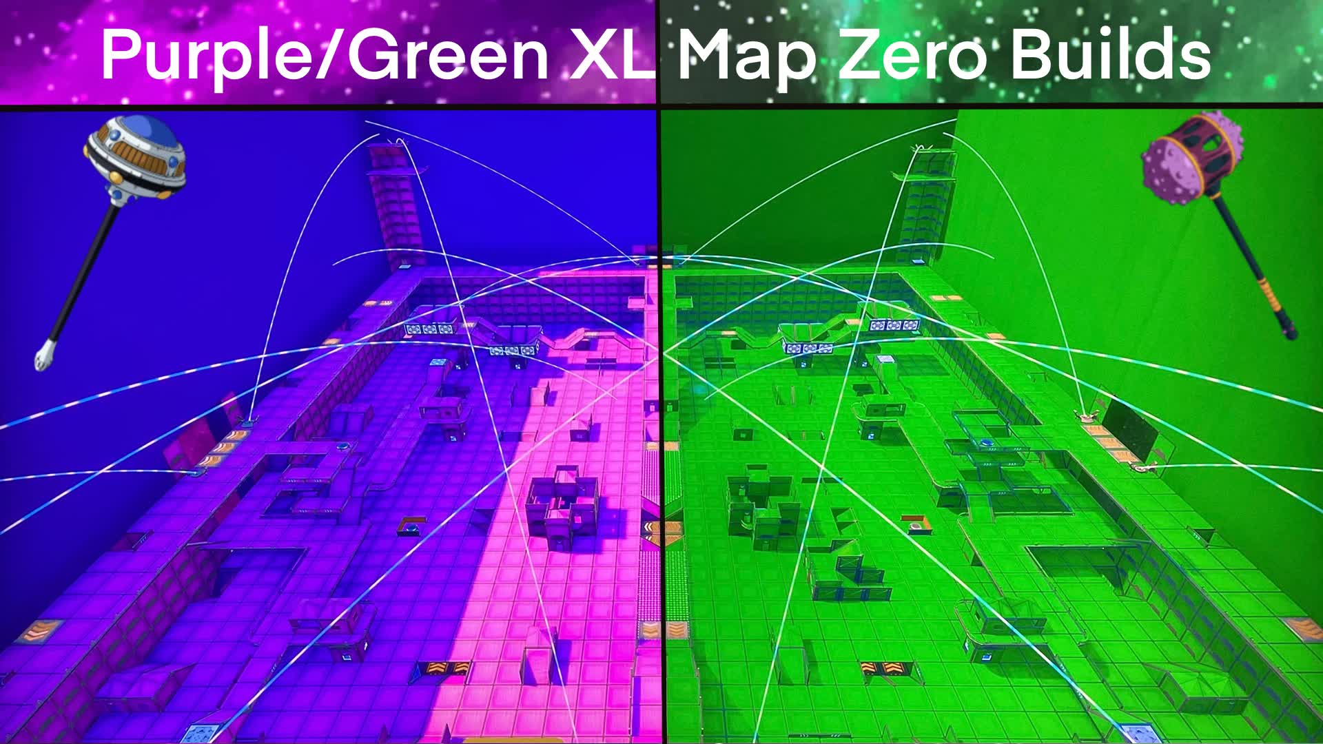 Purple / Green XL Map Zero Builds 2530-5049-5150 by wizcollect ...