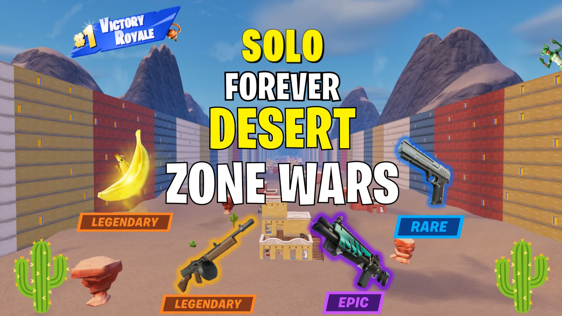 SOLO FOREVER DESERT ZONE WARS 7752-0351-7988 by sniper712 - Fortnite Creative Map Code - Fortnite.GG