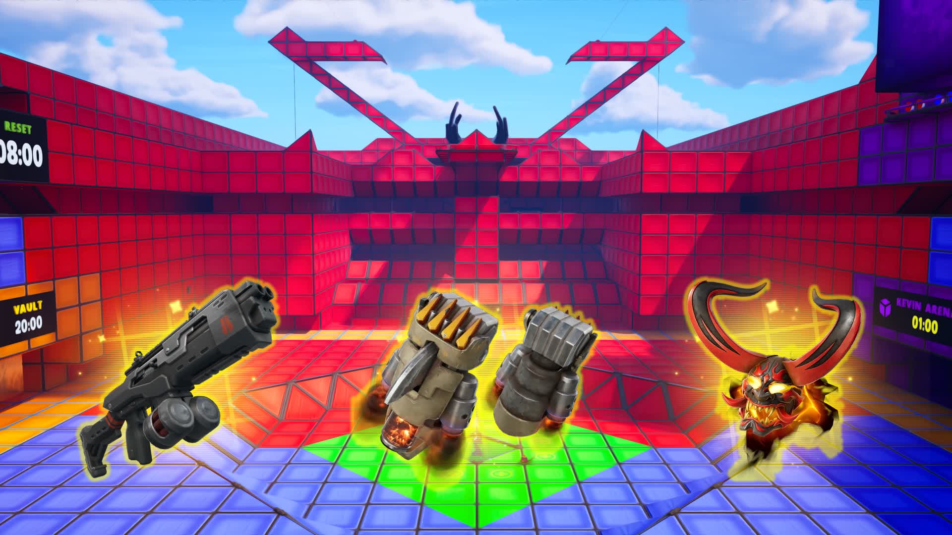 KEVIN 💥 RED VS BLUE 🔴🔵 0742-4125-4657 by locutus - Fortnite Creative ...