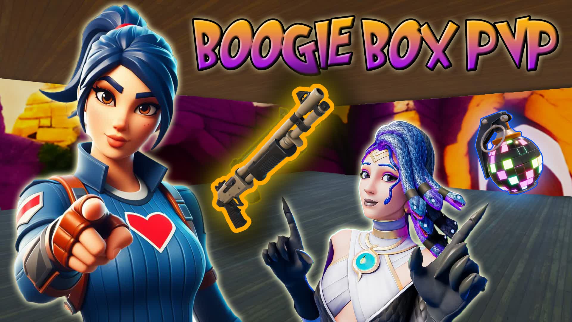 kacperskimsc tarafından üretilen BOOGIE BOX PVP 🤩 2123-2572-3383 - Fortnite