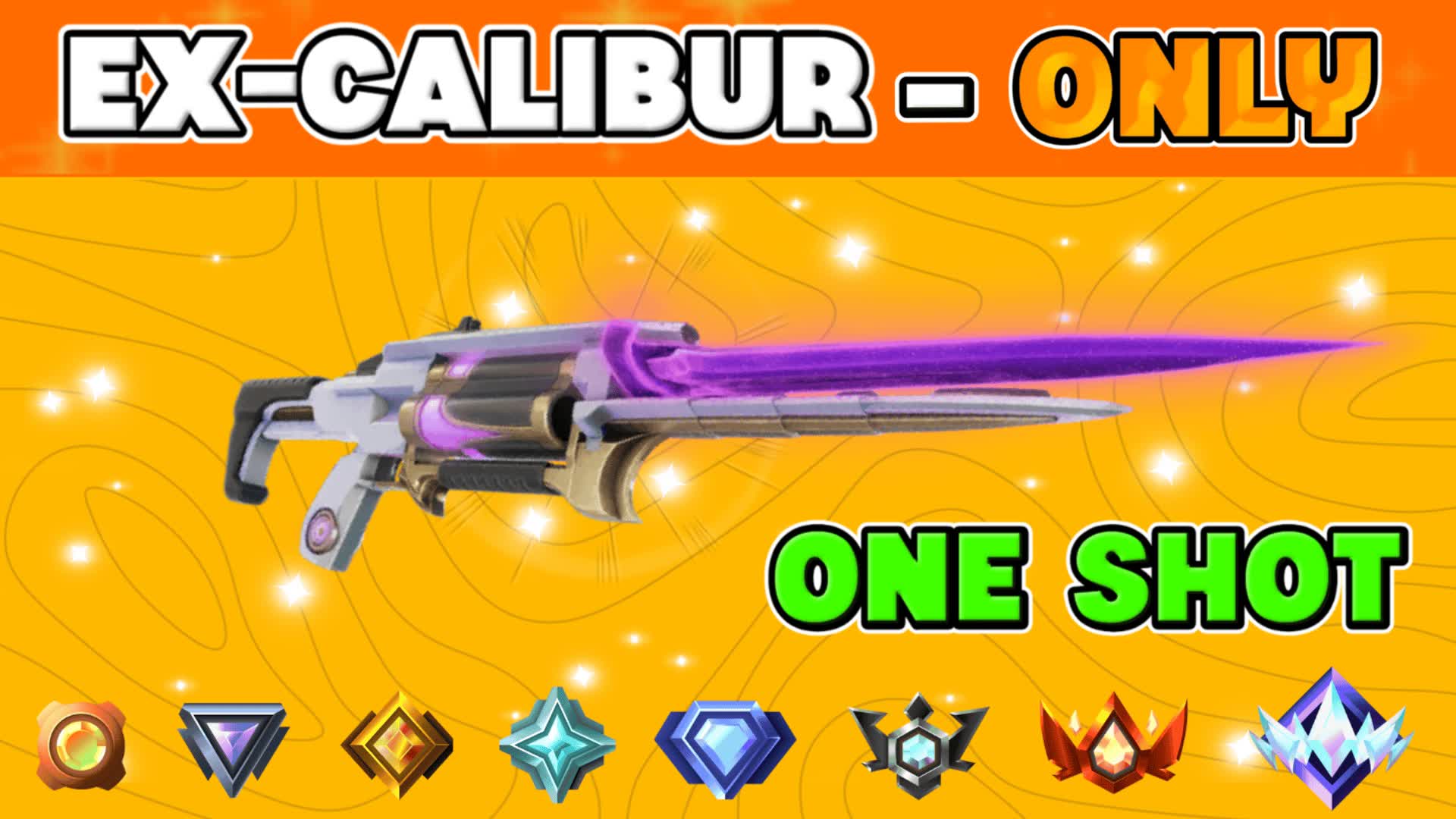 🎯EX-CALIBUR ONLY💥ONE SHOT 9532-3303-0855 by arcade_studio - Fortnite