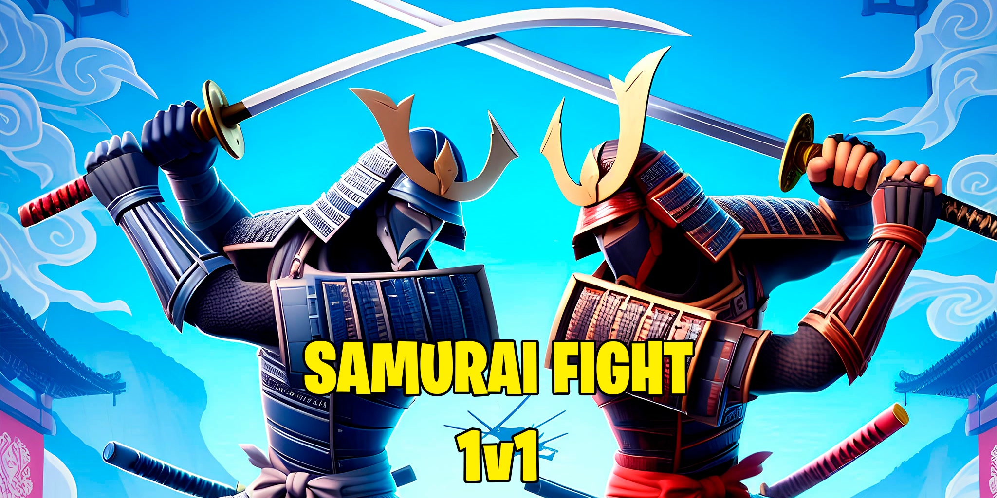 Samurai Fight 1v1 4861-8726-5370 by daxstudio - Fortnite Creative Map ...