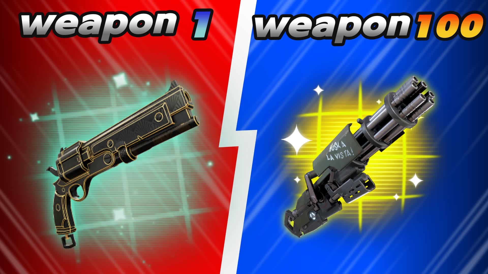 🎯 GUN GAME ONE SHOT 🔫 5087-0103-9810 by yaba9 - Fortnite