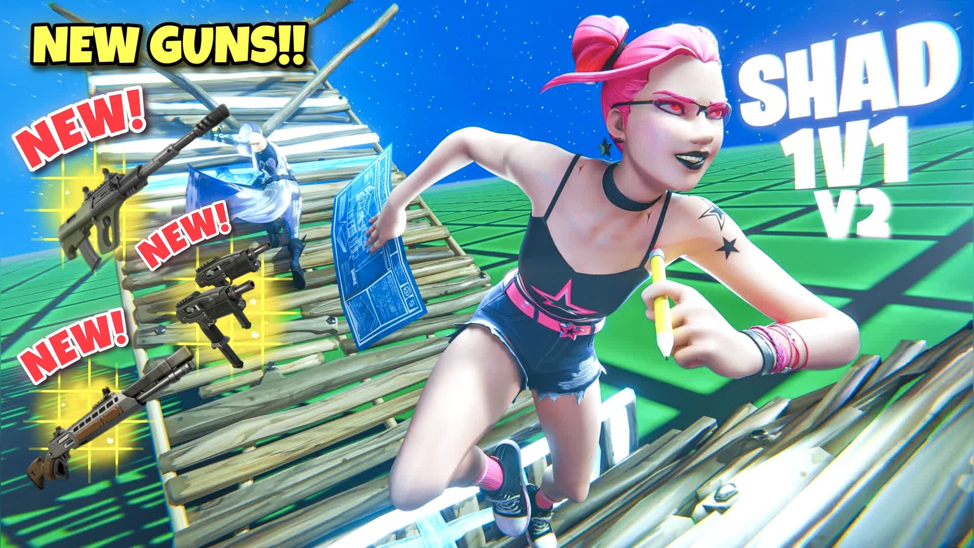 SHADS V2 1V1 MAP (200 PUMP) 2442-7705-4427 by telx - Fortnite Creative Map Code - Fortnite.GG