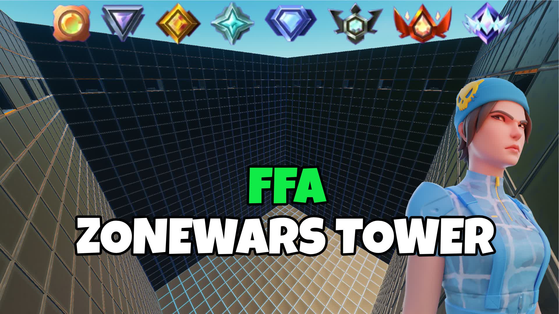 FFA 🌀ZONEWARS TOWER🎯 6012-2785-6489 by krittel - Fortnite Creative Map ...