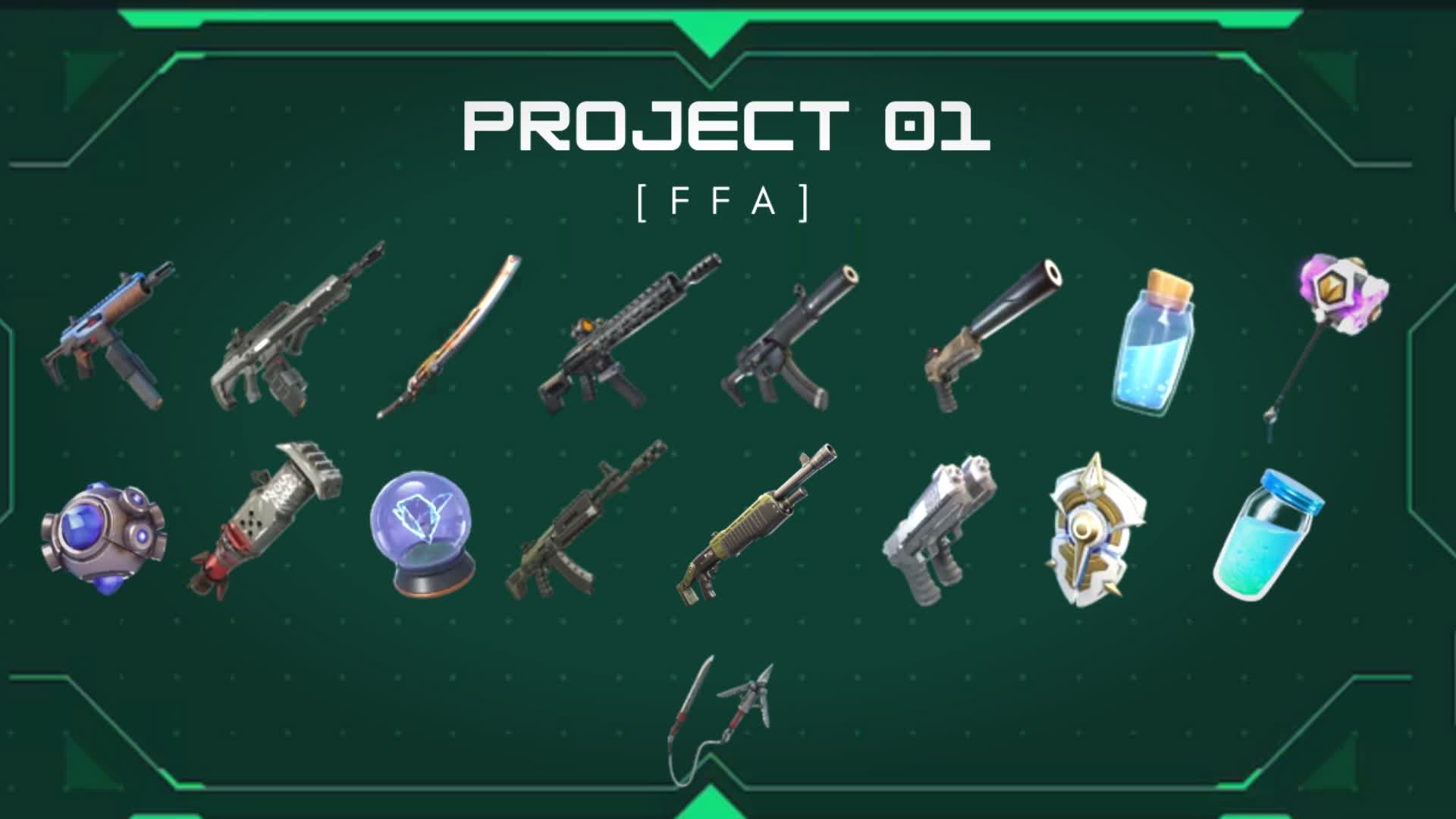 PROJECT 01 |FFA| GREEN 0377-8445-0757 by oldghost - Fortnite Creative ...