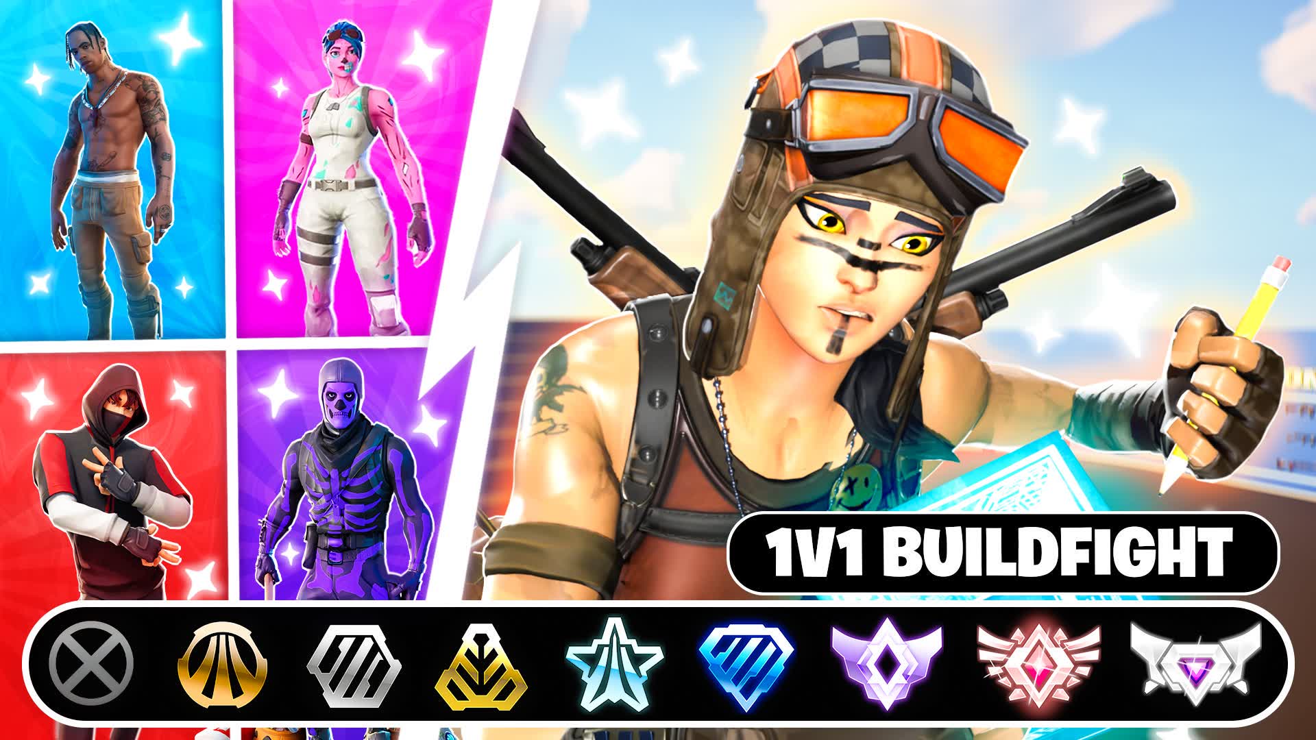 ALL SKINS 1V1 - RANKED 0356-4862-6988 by epicwander - Fortnite Creative ...
