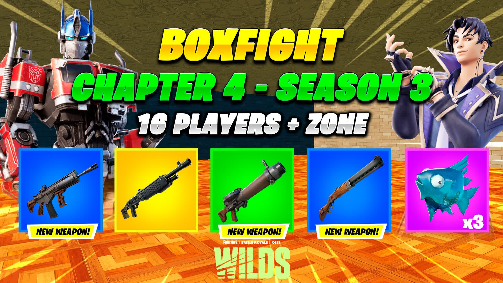 📦BOX FIGHT📦C4 - S3 NEW WEAPONS 📦 1136-3444-1608 by chilenito - Fortnite ...