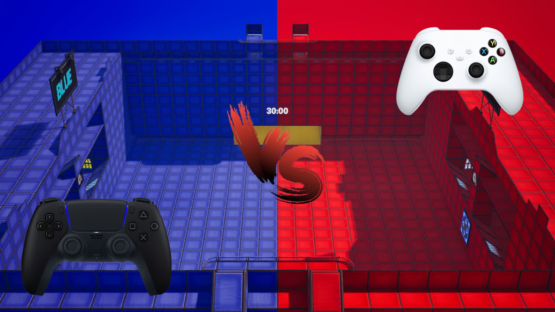 CRAZY ⭐️ RED VS BLUE 🔴🔵 GOOds 0981-0672-3710 by laglue - Fortnite