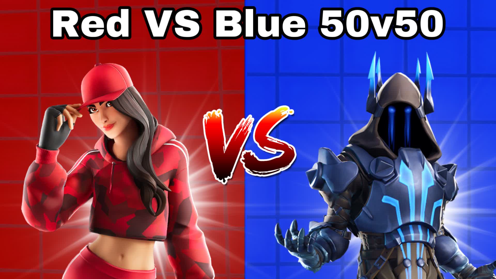 🔵🔴 Red VS Blue - 50v50 🔴🔵 1347-5919-6478 by phacze - Fortnite Creative ...