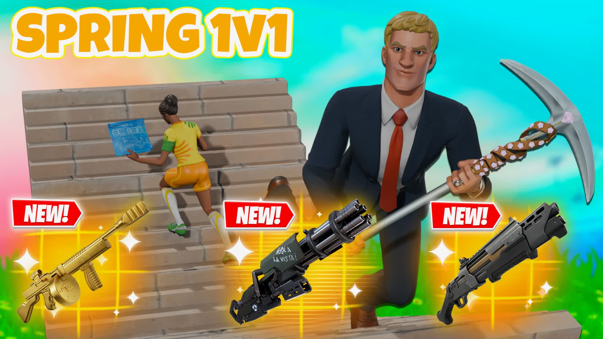 SPRING 1V1 BUILD FIGHTS ! 4210-0572-2663 by vojteme - Fortnite Creative ...