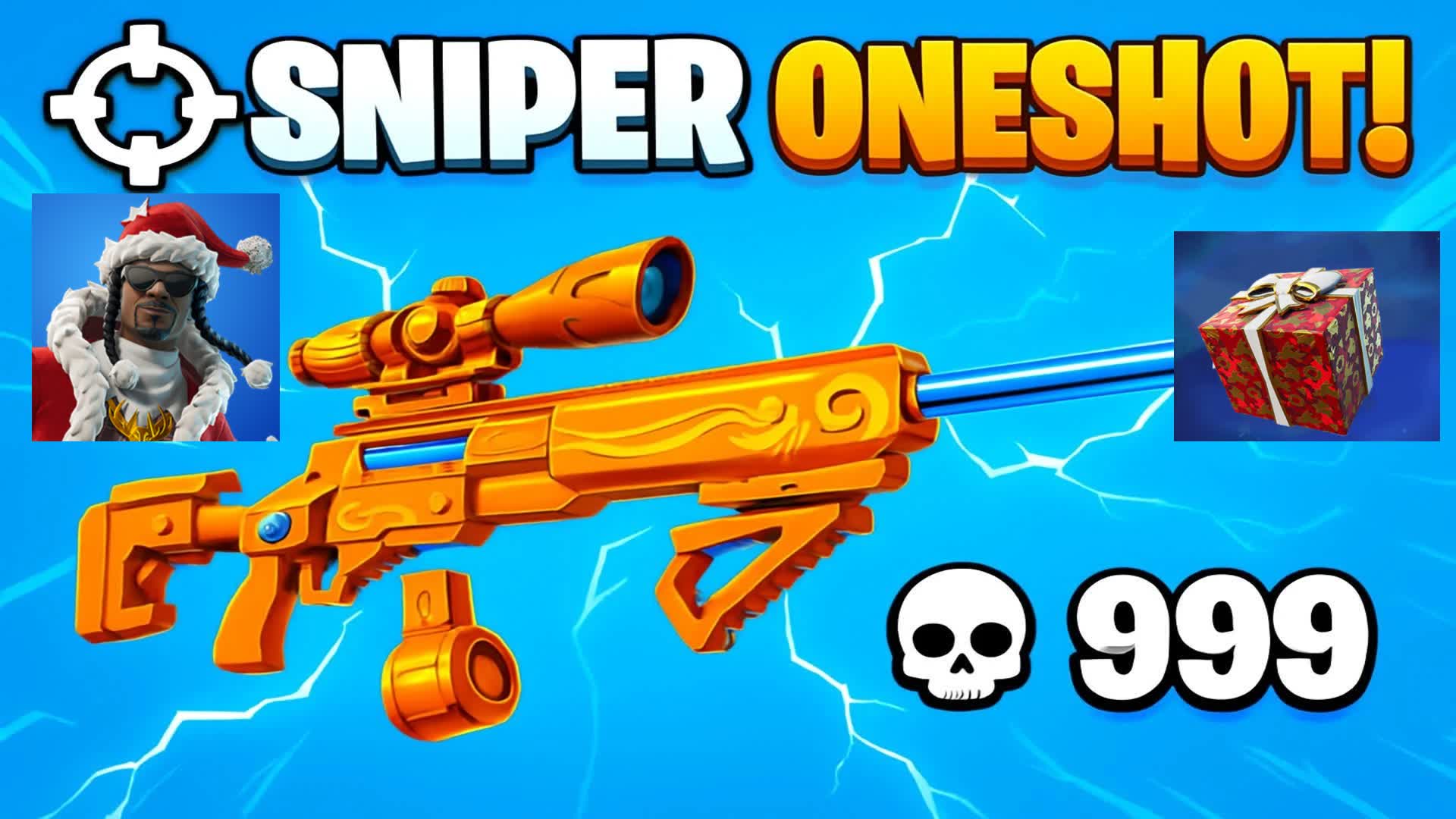 🎄CHRISTMAS SNIPER ONE SHOT 🎯 7595-6445-1519 by qabou - Fortnite