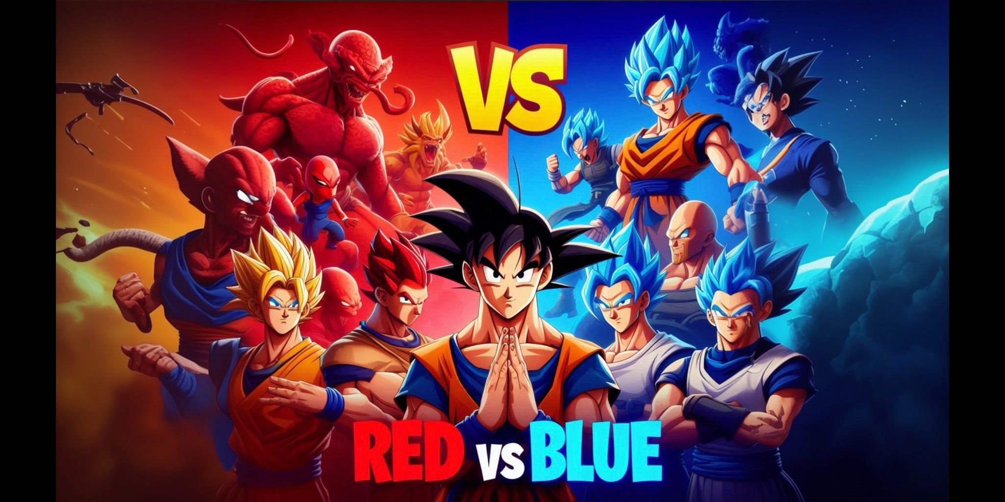 🔵Goku Red vs Blue🔴 7741-6994-0691 by muath - Fortnite Creative Map Code ...