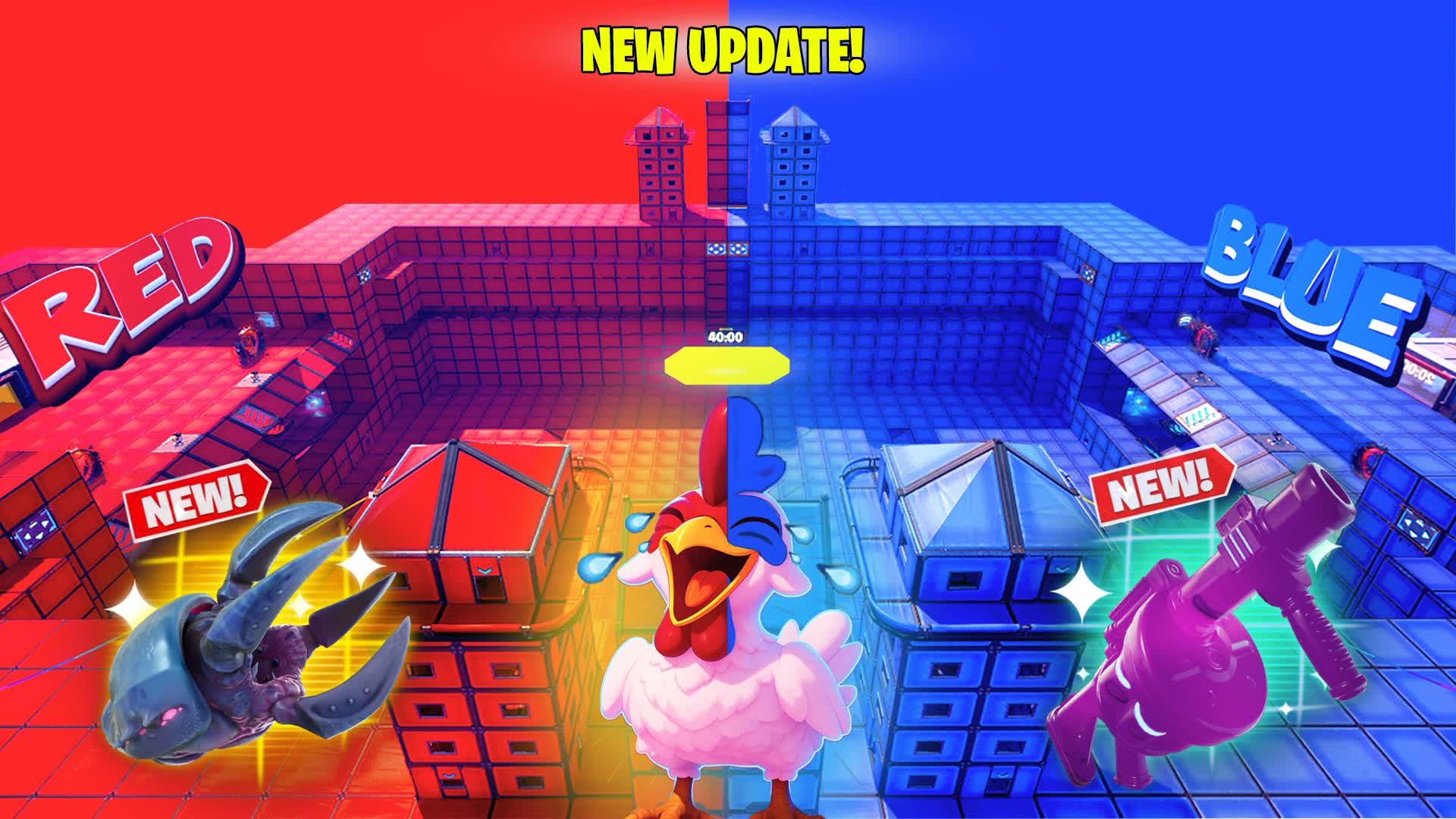 🐔 CHICKEN RED VS BLUE 🐔 🔴🔵 0660-5061-7470 by cru3t - Fortnite Creative ...