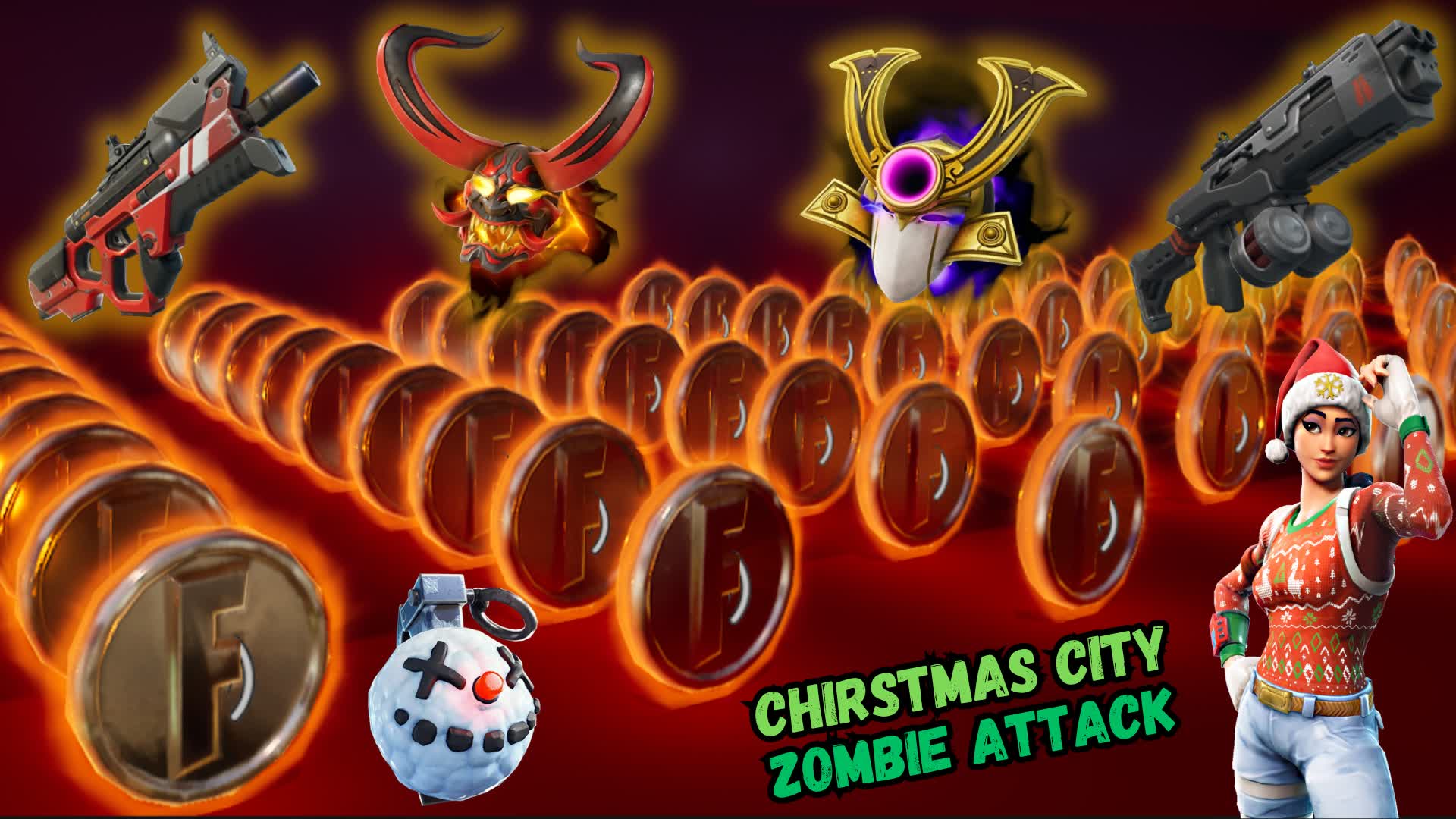 Santa Zombie Defense: Christmas Chaos 🎅 9489-6997-4962 من ابتكار drac10 ...