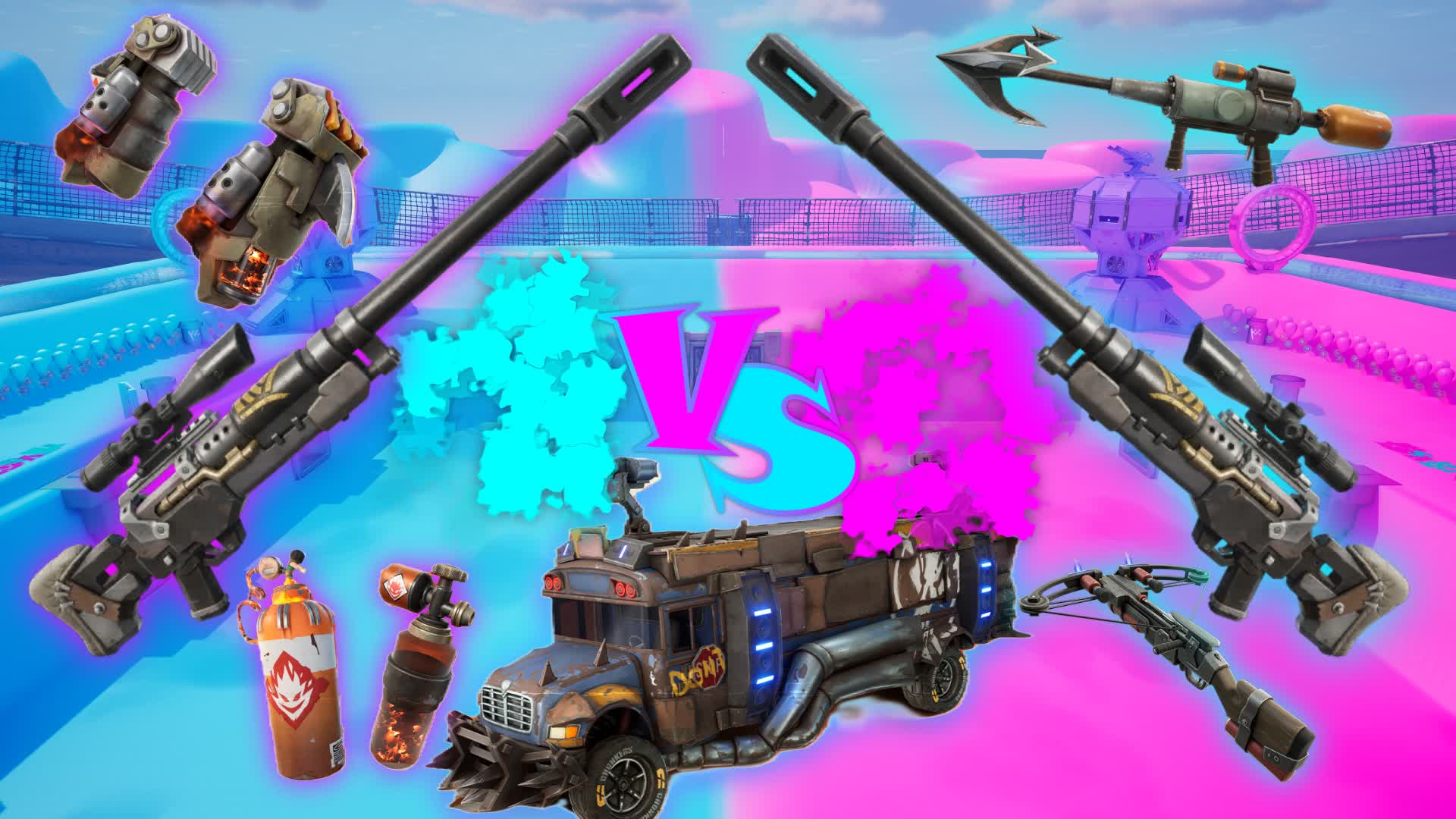 Pink VS Blue Free For All 🌈 0456-2555-2276 by thomas21tm - Fortnite ...