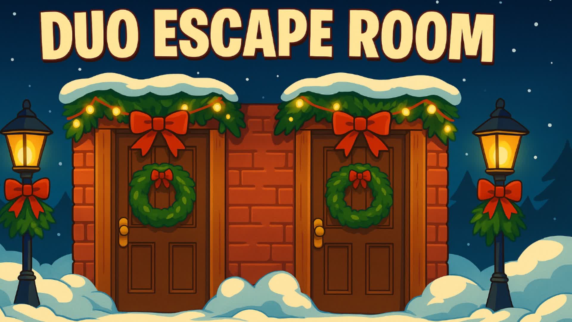 DUO ESCAPE ROOM WINTER 7342-2418-4715 by teamburguete - Fortnite