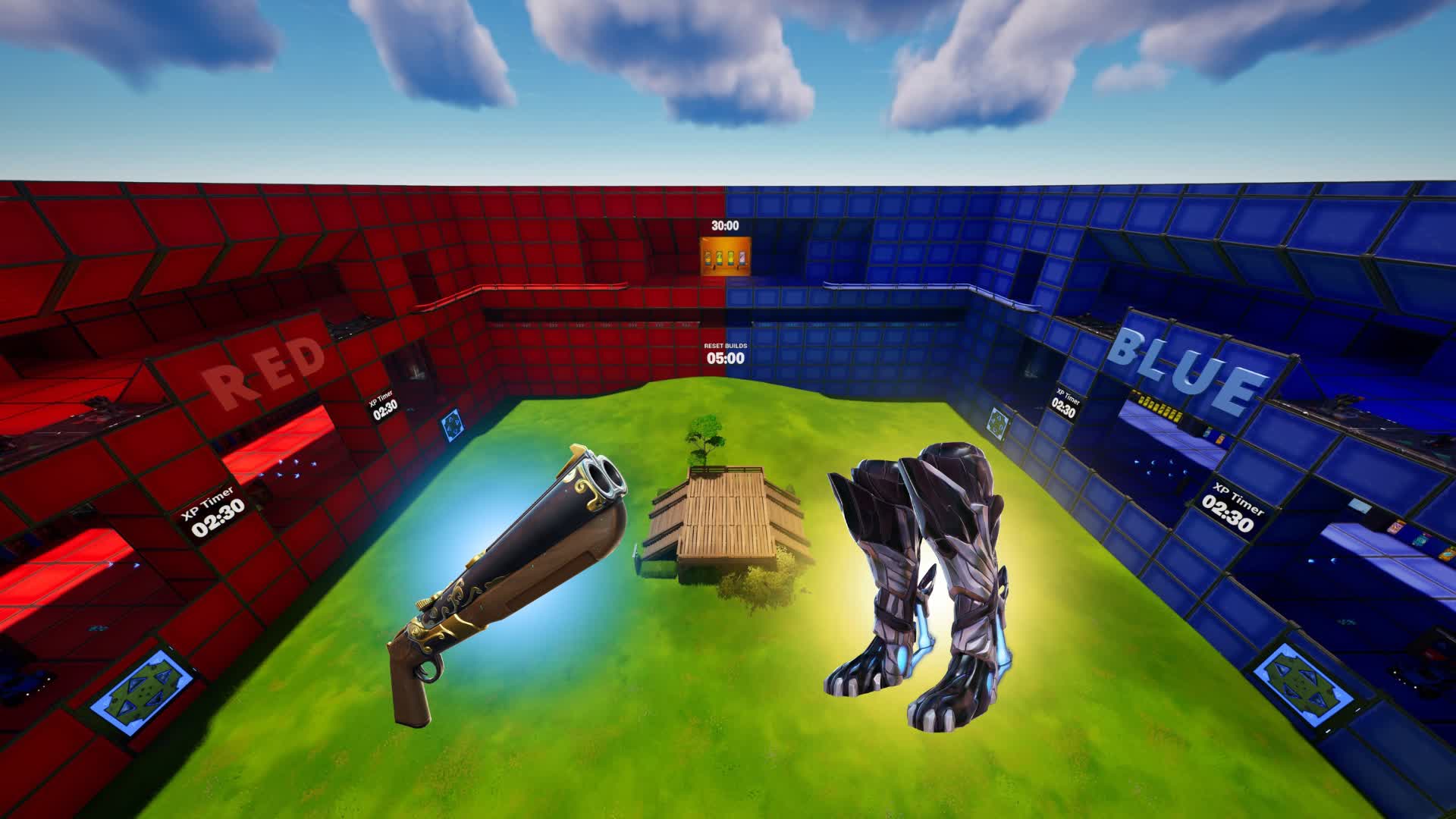 REALISTIC RED VS BLUE 🔵🔴 0622-0375-4417 by legend267 - Fortnite ...