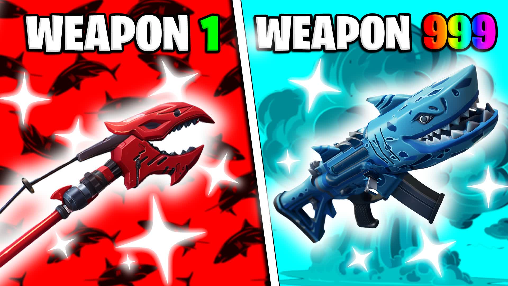 🦈SHARKS GUN GAME🦈👁️FIRST PERSON👁️FFA 7296-2755-5646 by bny.fnn - Fortnite