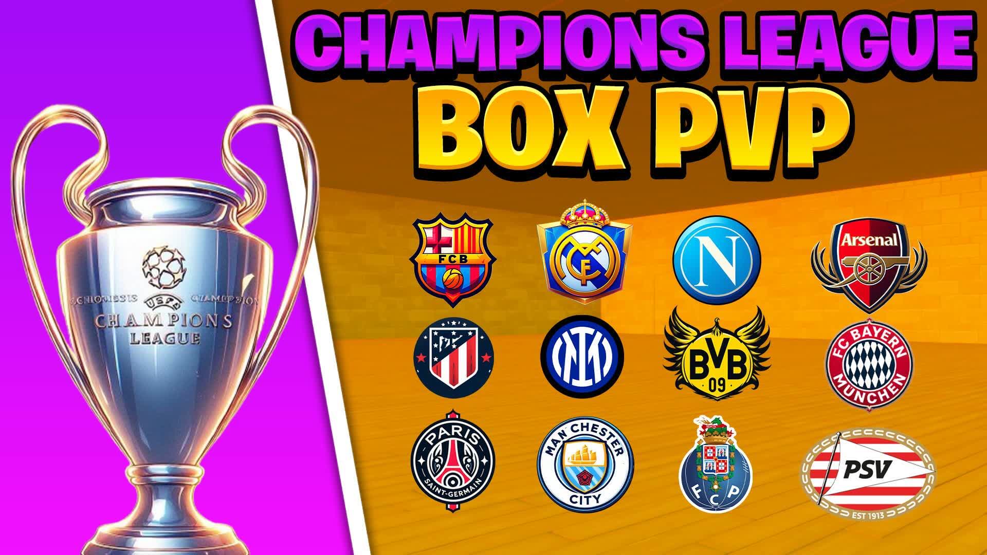 📦CHAMPIONS LEAGUE BOX PVP📦 8366-2650-6656 by rockyfn - Fortnite ...