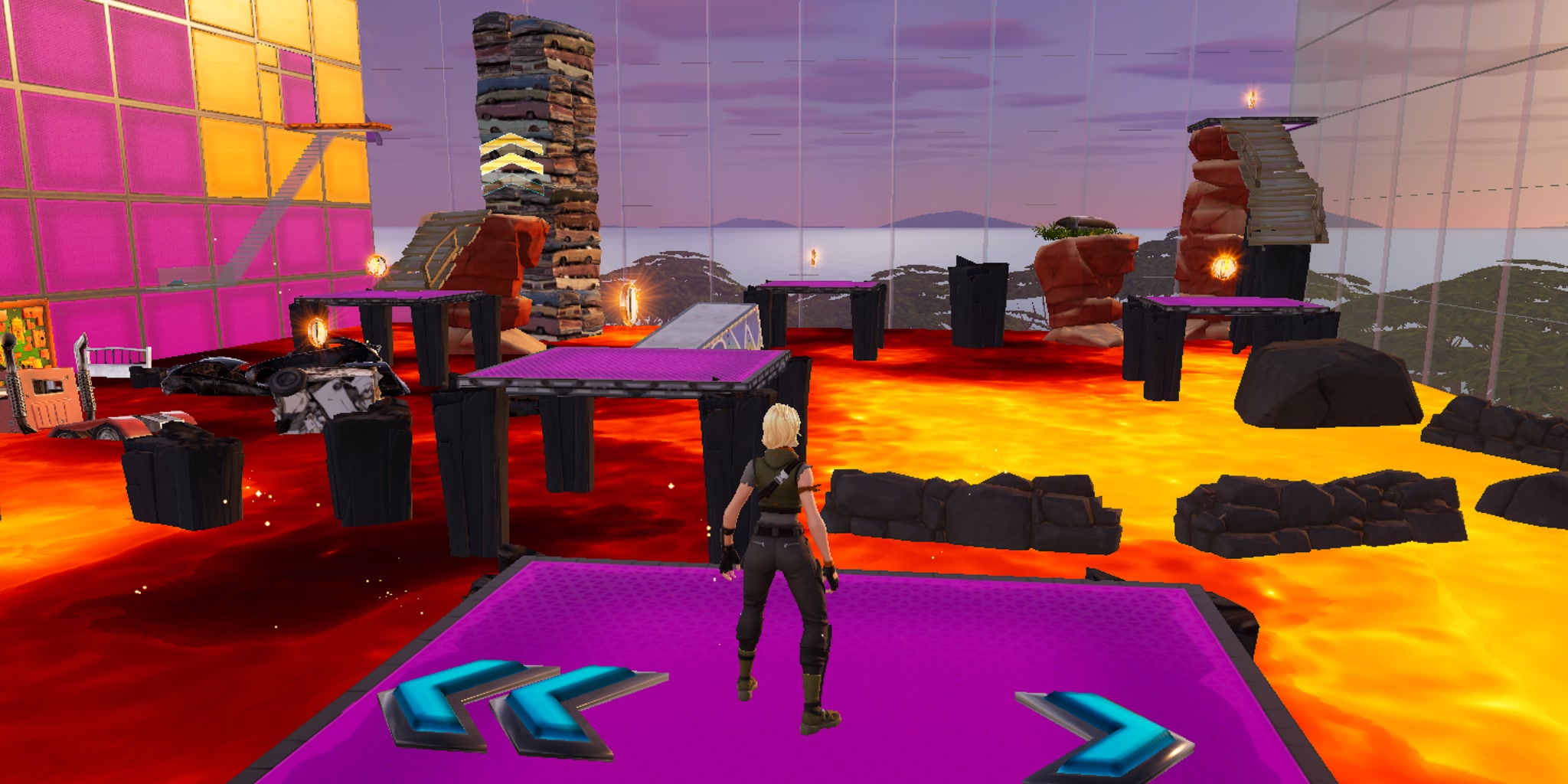 Easy DeathRun 300 Parkour 9744-9148-0998 by papazon - Fortnite Creative Map Code - Fortnite.GG