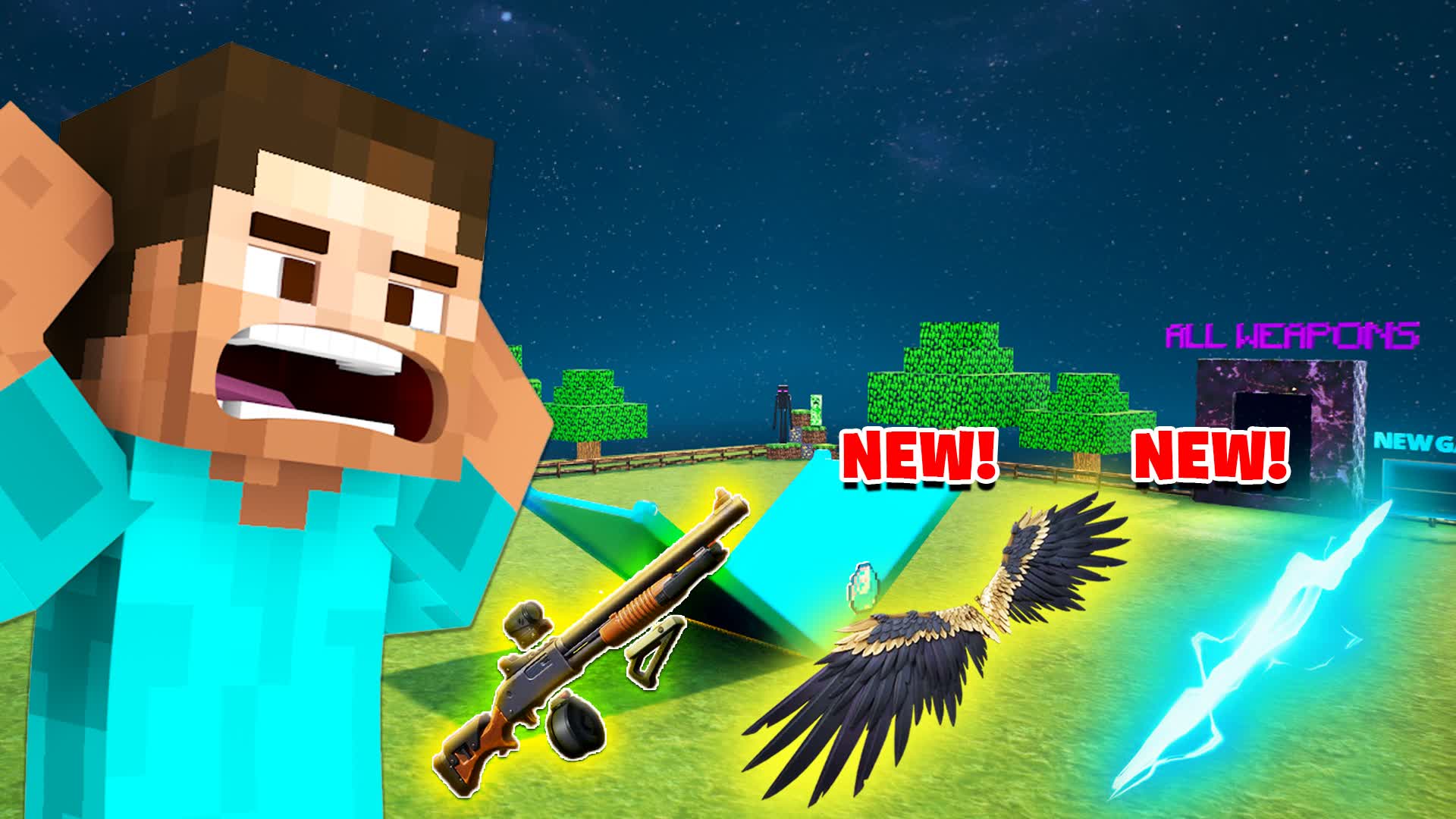 MINECRAFT 1V1 - ALL WEAPONS 0475-2870-8118 by bstudios - Fortnite ...