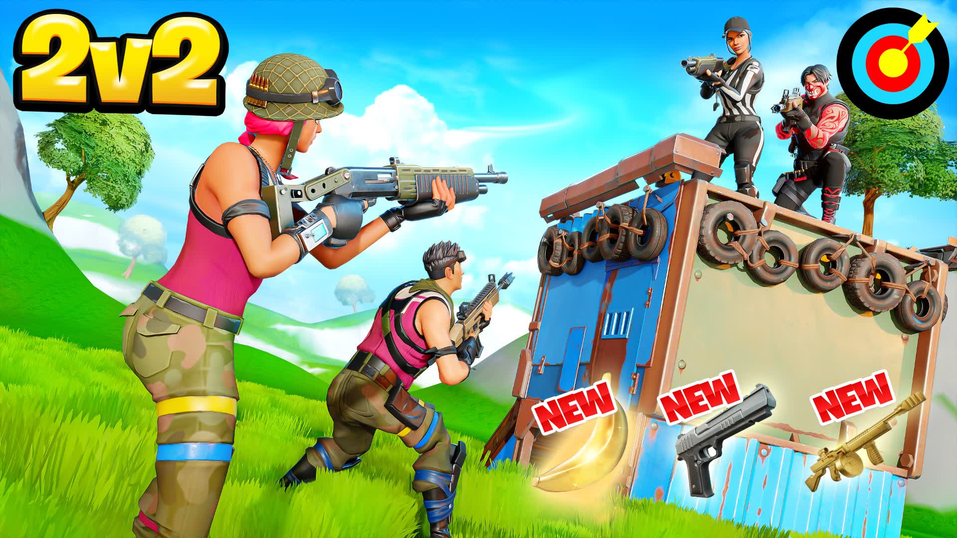 Rapid Zero Build 2v2 9546-9918-8917 by bullseye - Fortnite Creative Map Code - Fortnite.GG