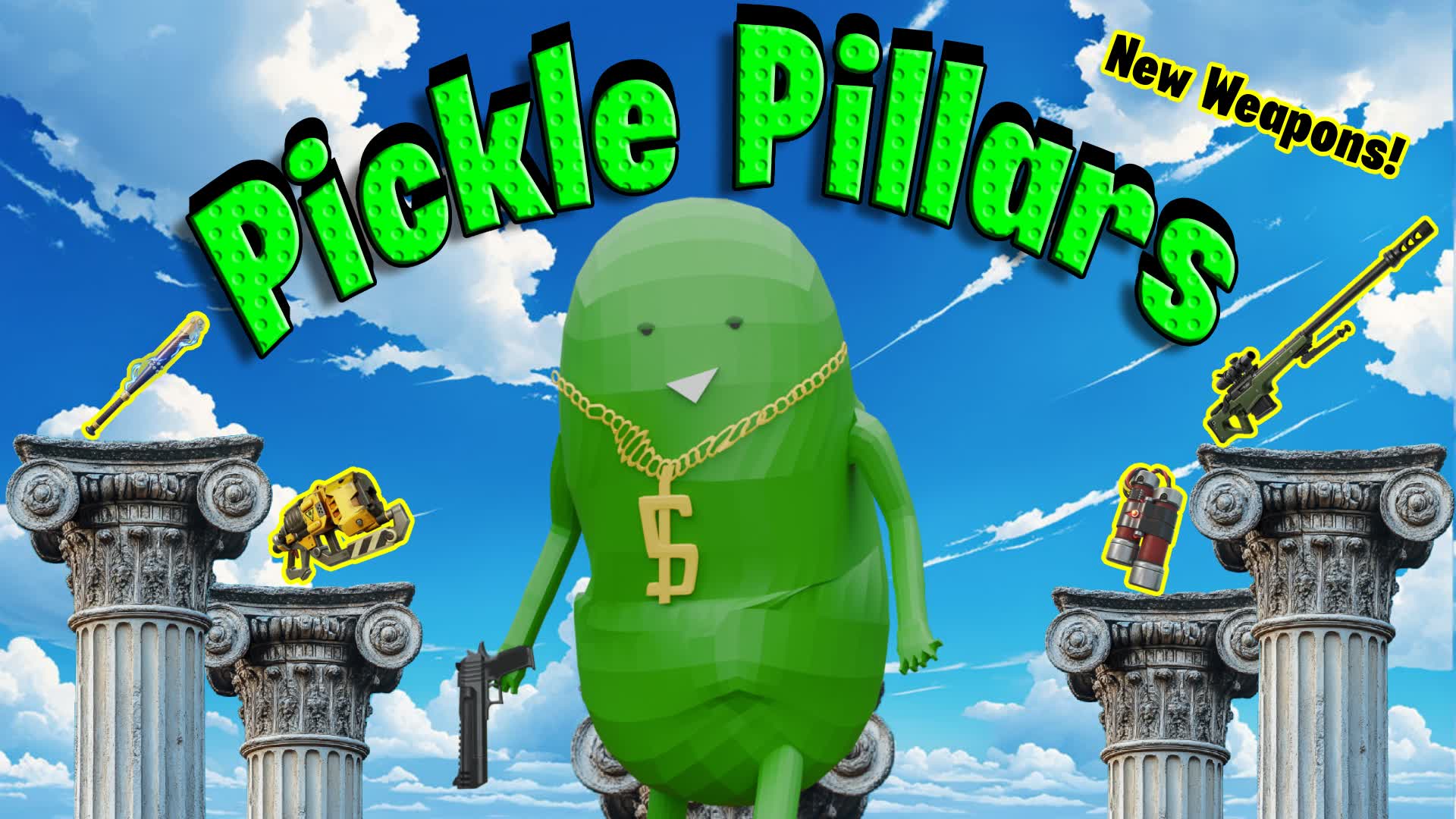 Pickle Pillars 4350-3691-3664 by otiemaps - Fortnite Creative Map Code ...