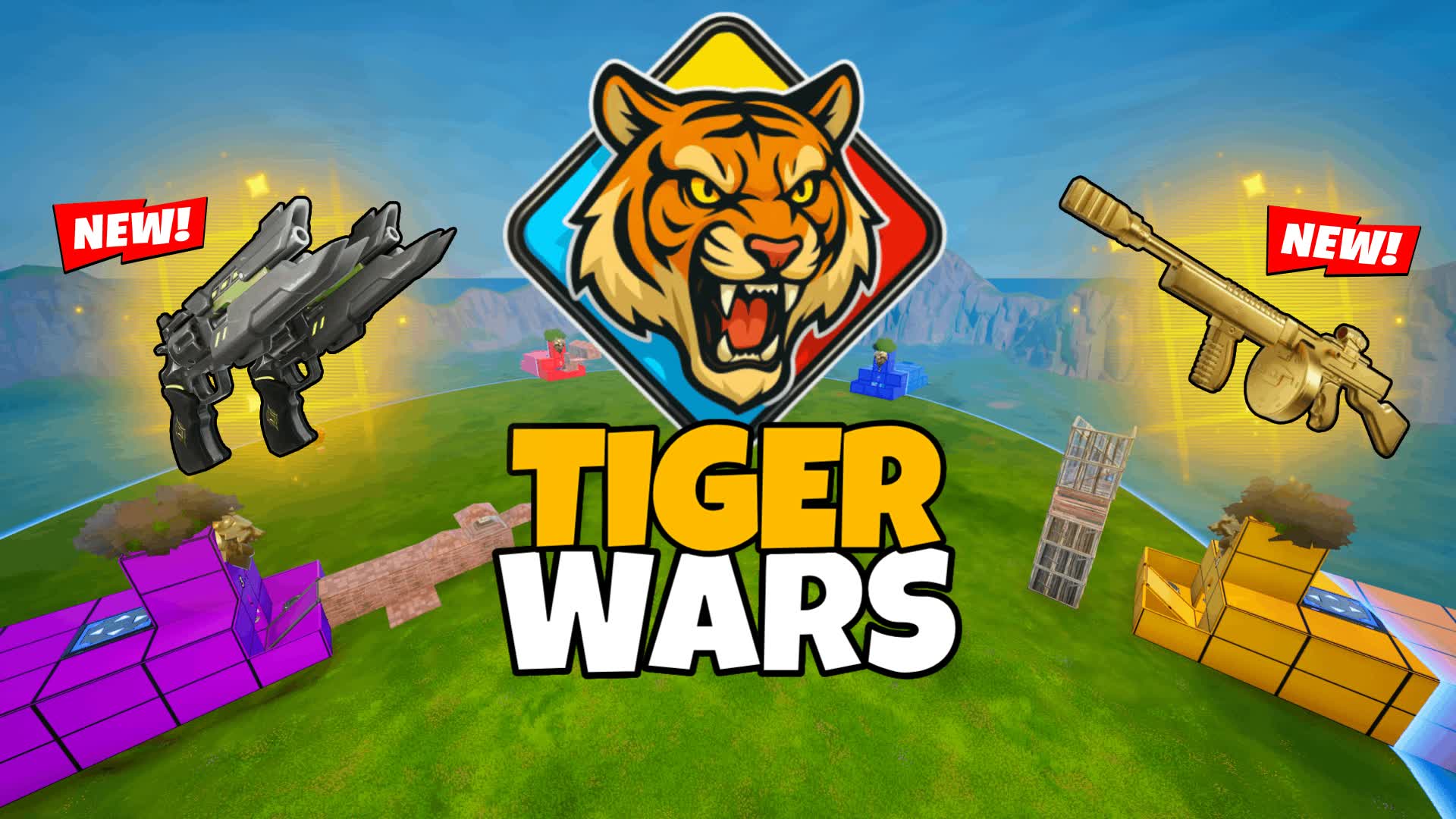 🐯TIGER WARS! ZONE WARS🌀 2188-1915-1801 by 3rk - Fortnite