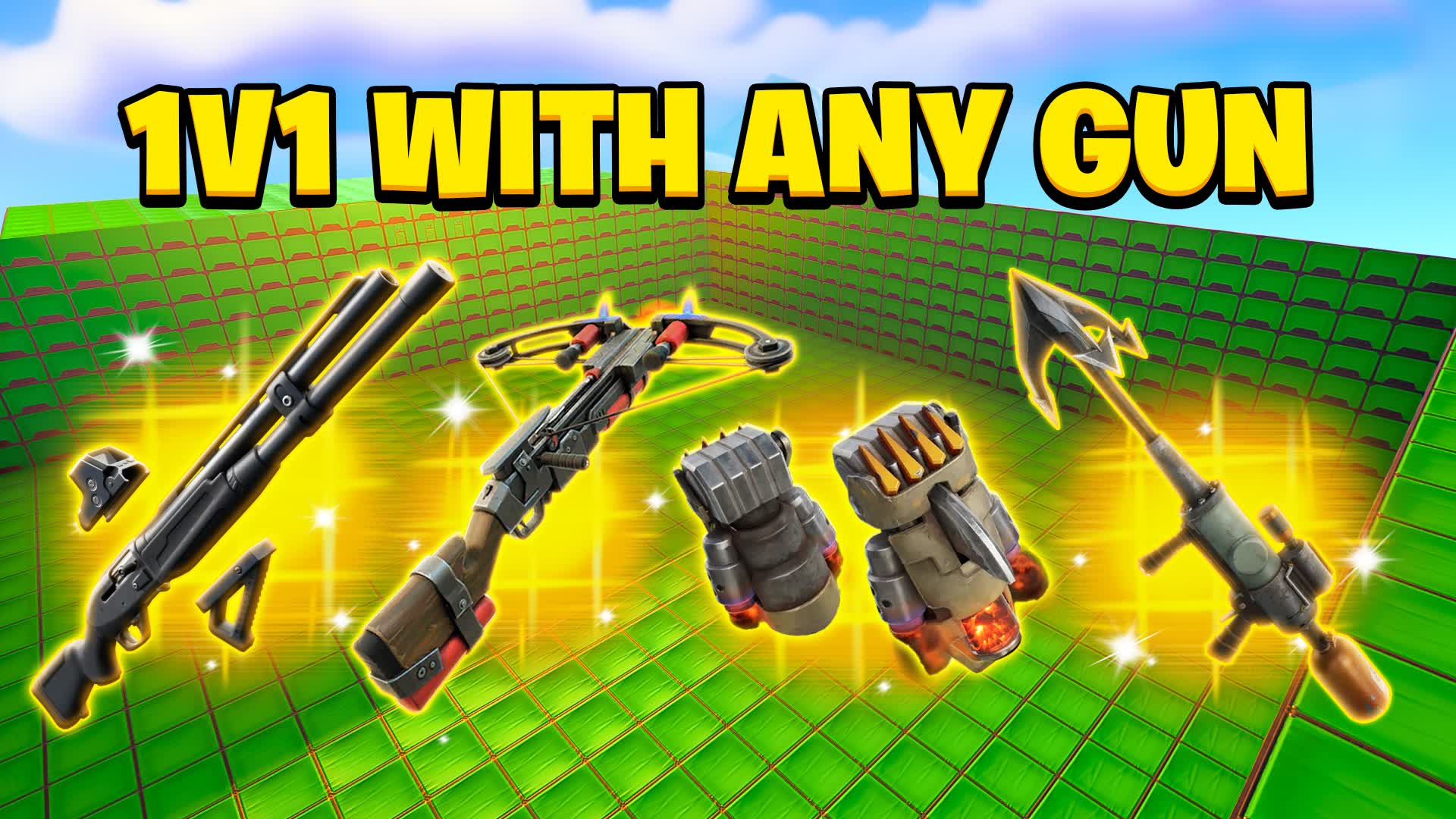 1V1 WITH ANY GUN 2217-9548-8470 by devan_studios - Fortnite Creative Map Code - Fortnite.GG