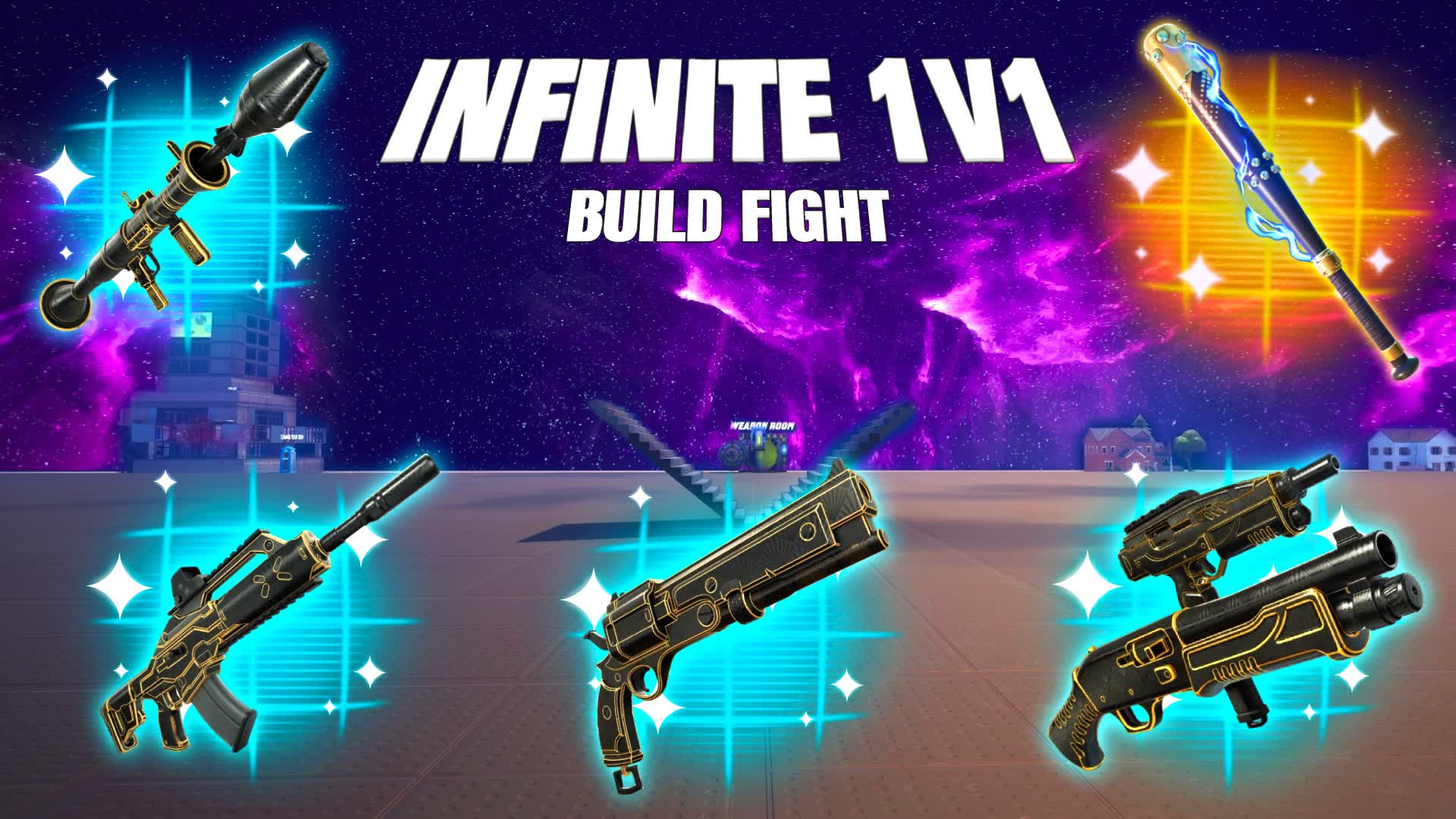 INFINITE 1V1 Build Fights ⭐ 5519-0633-3132 by isolo - Fortnite