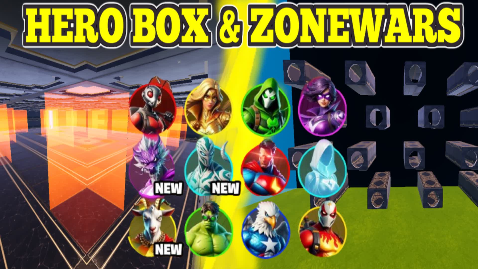 HERO BOX PVP+ZONEWARS 8819-6630-7127 من ابتكار zy97 - Fortnite